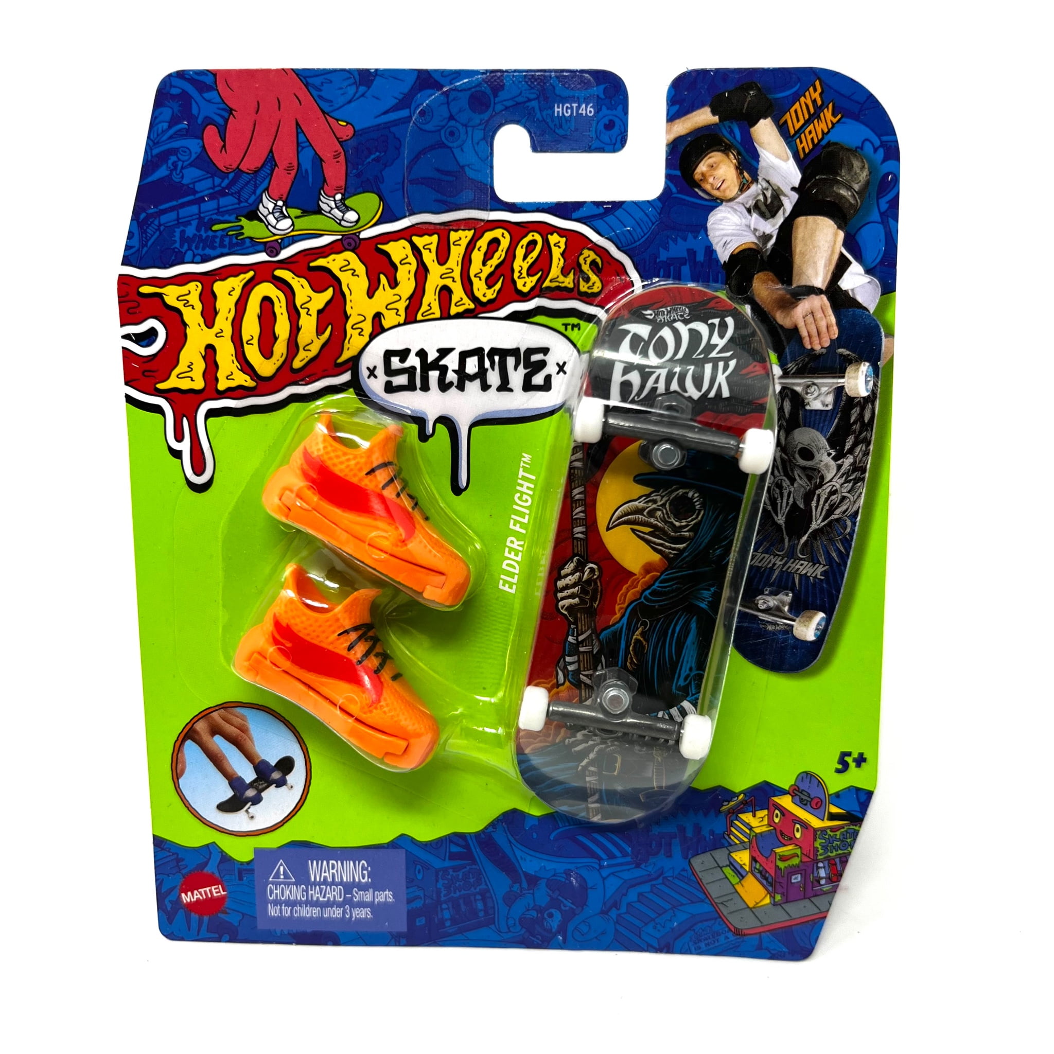 Hot Wheels Tony Hawk Elder Flight Fingerboard Toy Fingerboard - Walmart.com
