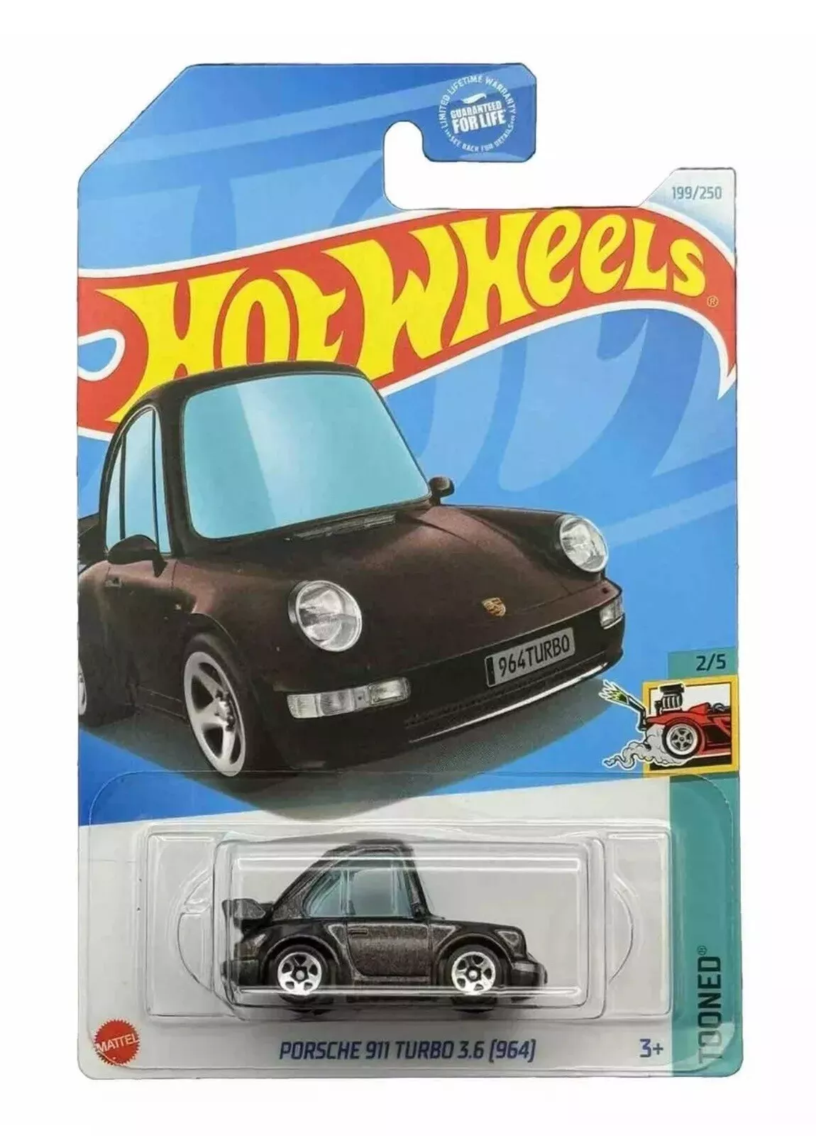 Hot Wheels Tooned 2/5 Porsche 911 Turbo 3.6 (964) 199/250 - Walmart.com