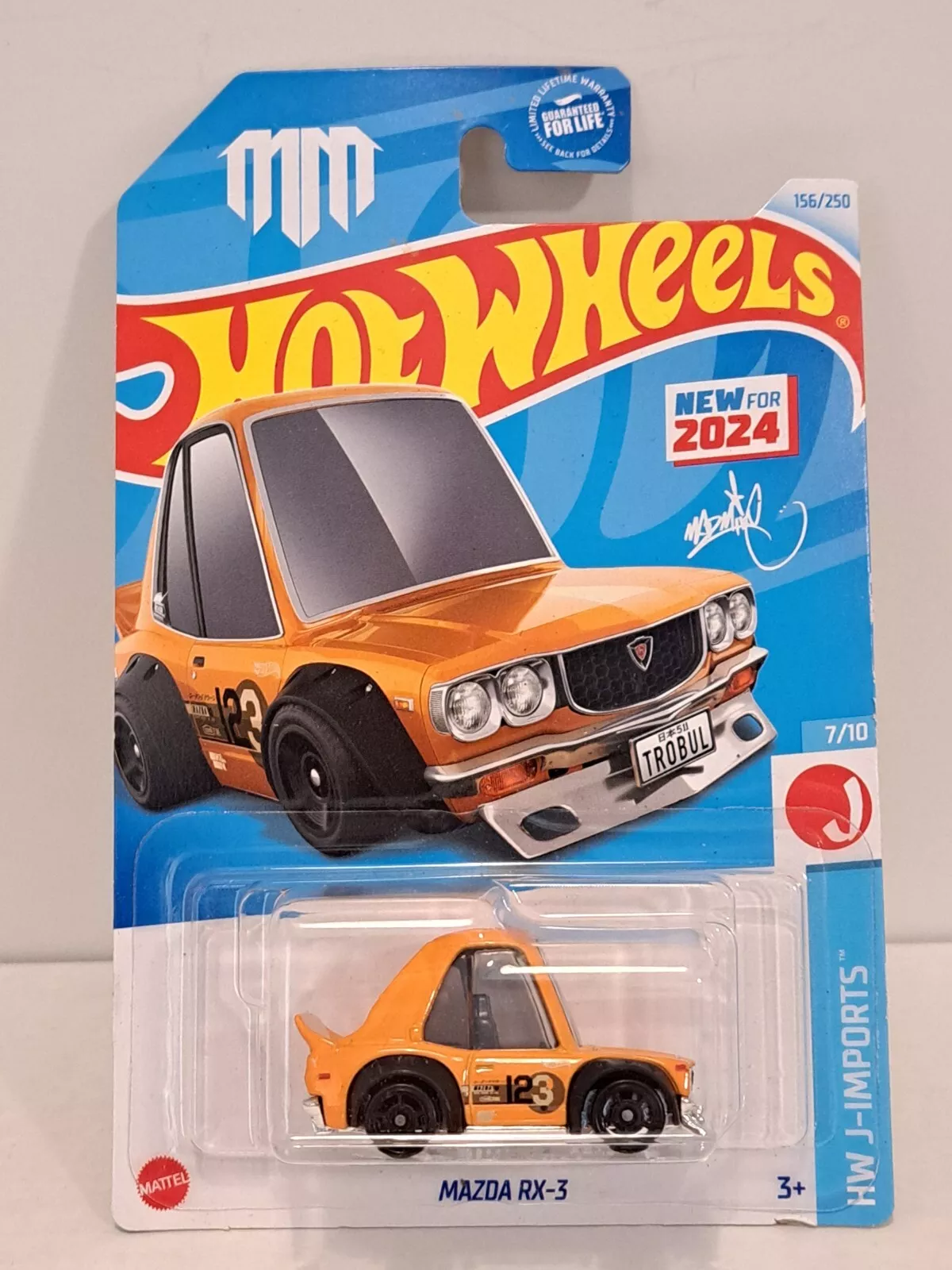 Hot Wheels Tooned Oranfe Mazda RX-3 J-Imports - Walmart.com