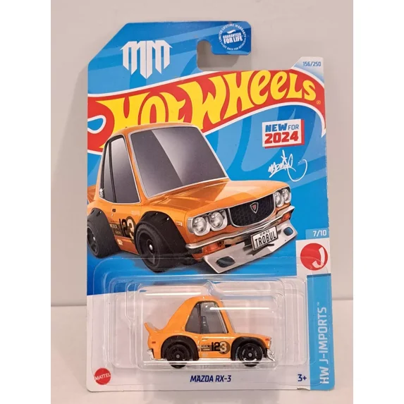 Hot Wheels Tooned Oranfe Mazda RX-3 J-Imports - Walmart.com