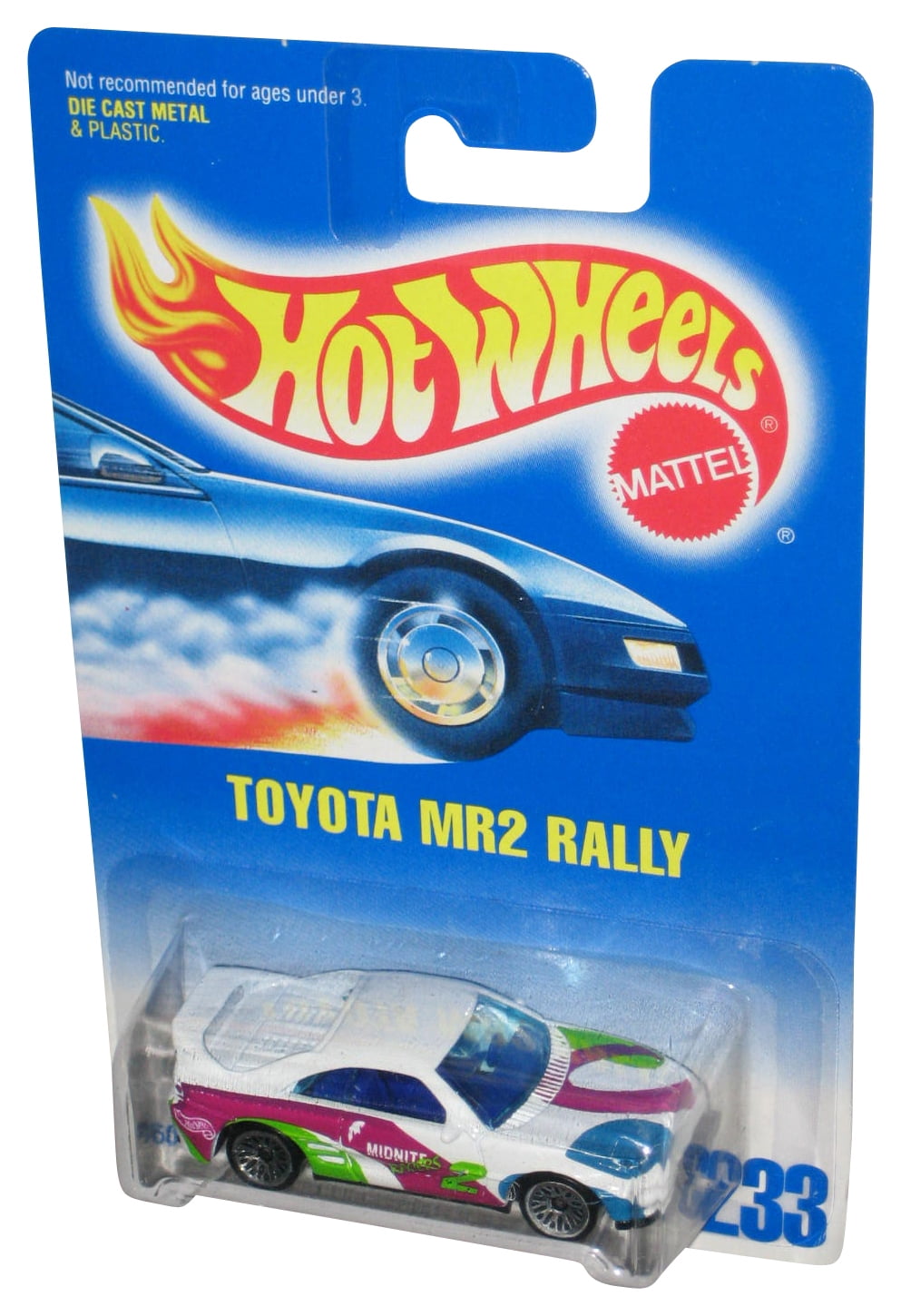 Hot Wheels Toyota MR2 Rally (1991) Mattel White Toy Car #233 - Walmart.com