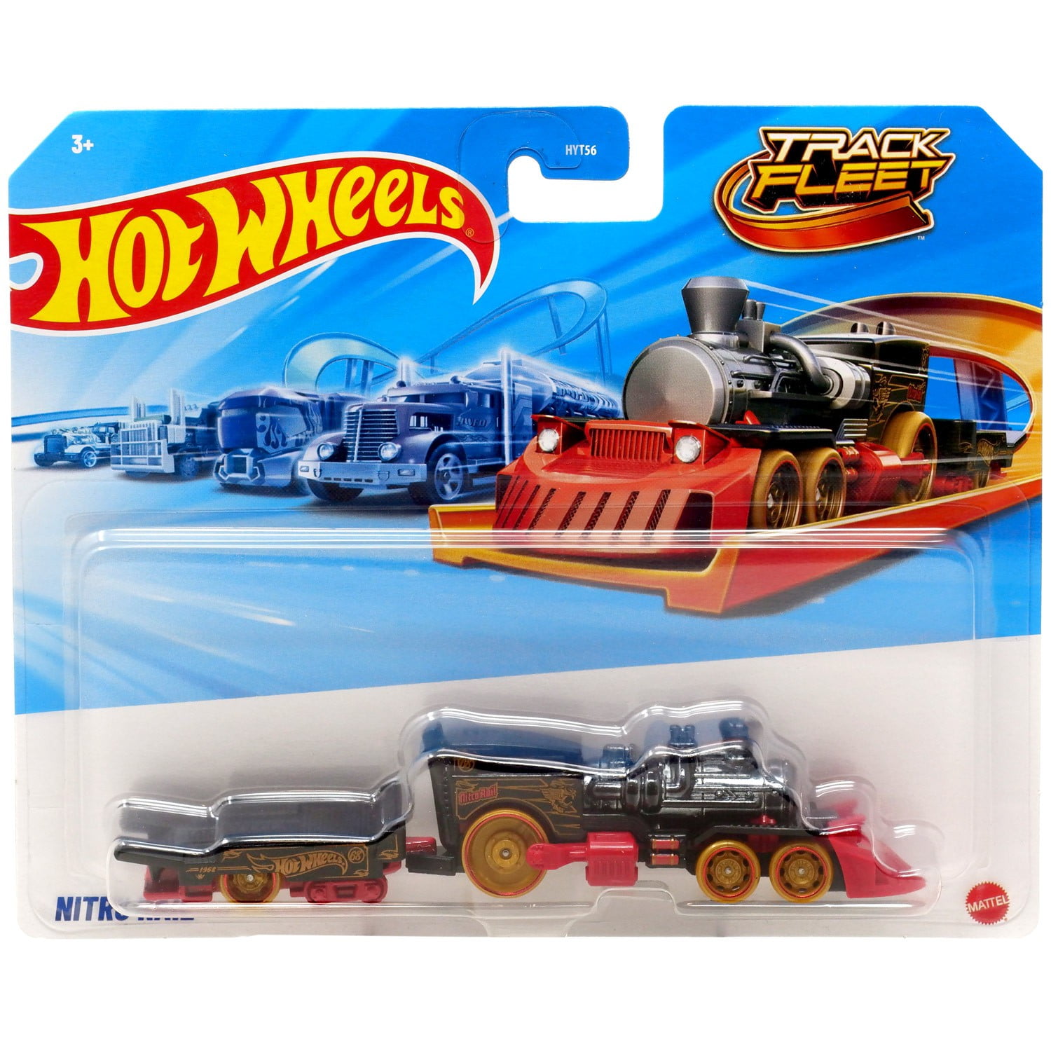 Hot Wheels Track Fleet Nitro Rail Die Cast Car - Walmart.com