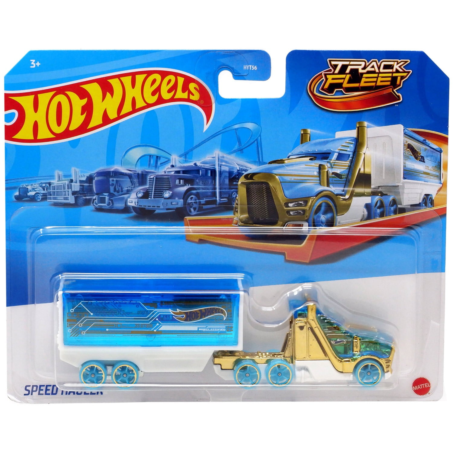 Hot Wheels Track Fleet Speed Hauler Die Cast Car - Walmart.com