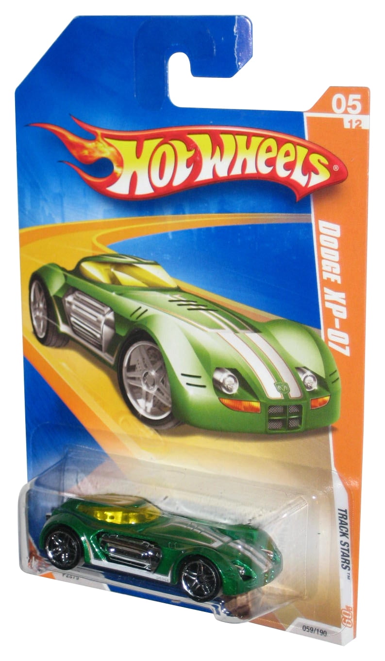 Hot Wheels Track Stars '09 05/12 Green Dodge XP-07 Toy Car 059/190 ...