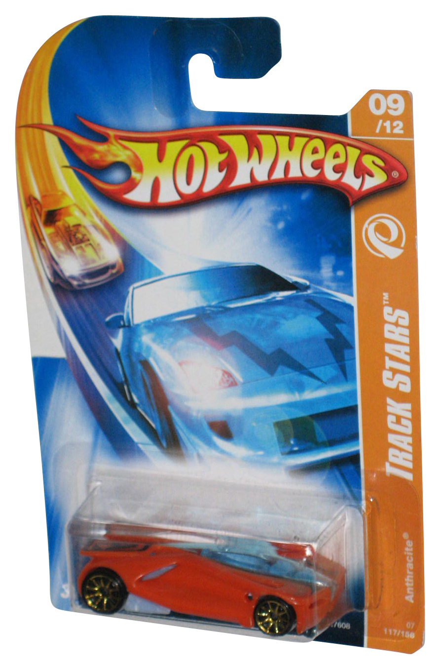 Hot Wheels Track Stars 09/12 Anthracite Orange Toy Car 117/156 ...