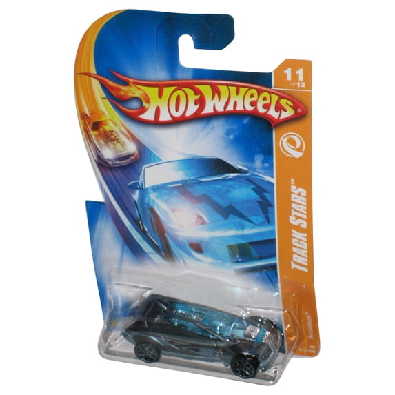 Hot Wheels Track Stars 11/12 Gray & Blue Accelium Toy Car 111/196 ...