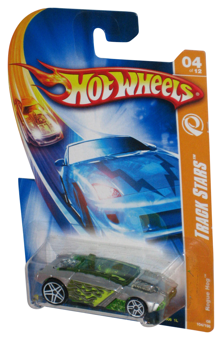 Hot Wheels Track Stars 4/12 (2007) Green Rogue Hog Car 104/196 ...