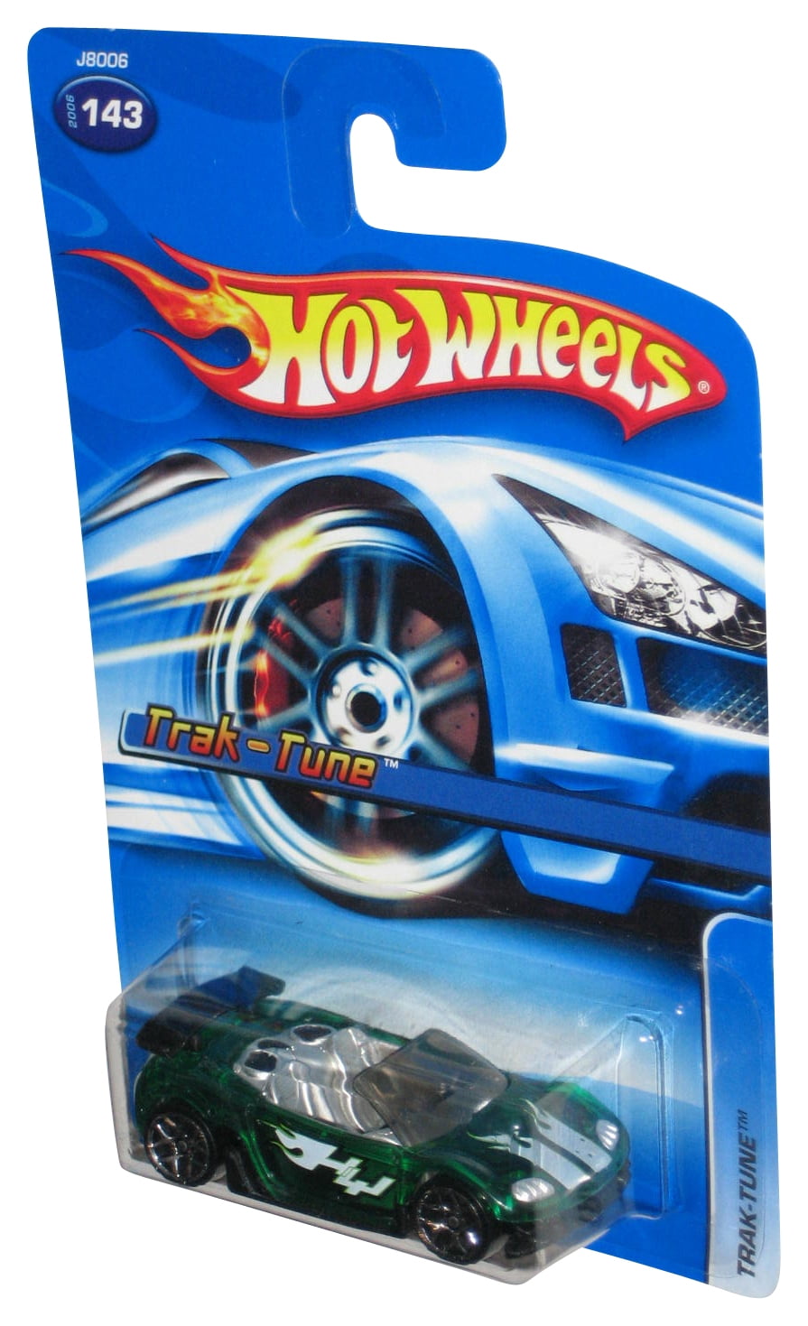 Hot Wheels Trak-Tune (2006) Mattel Green Toy Car #143 - Walmart.com