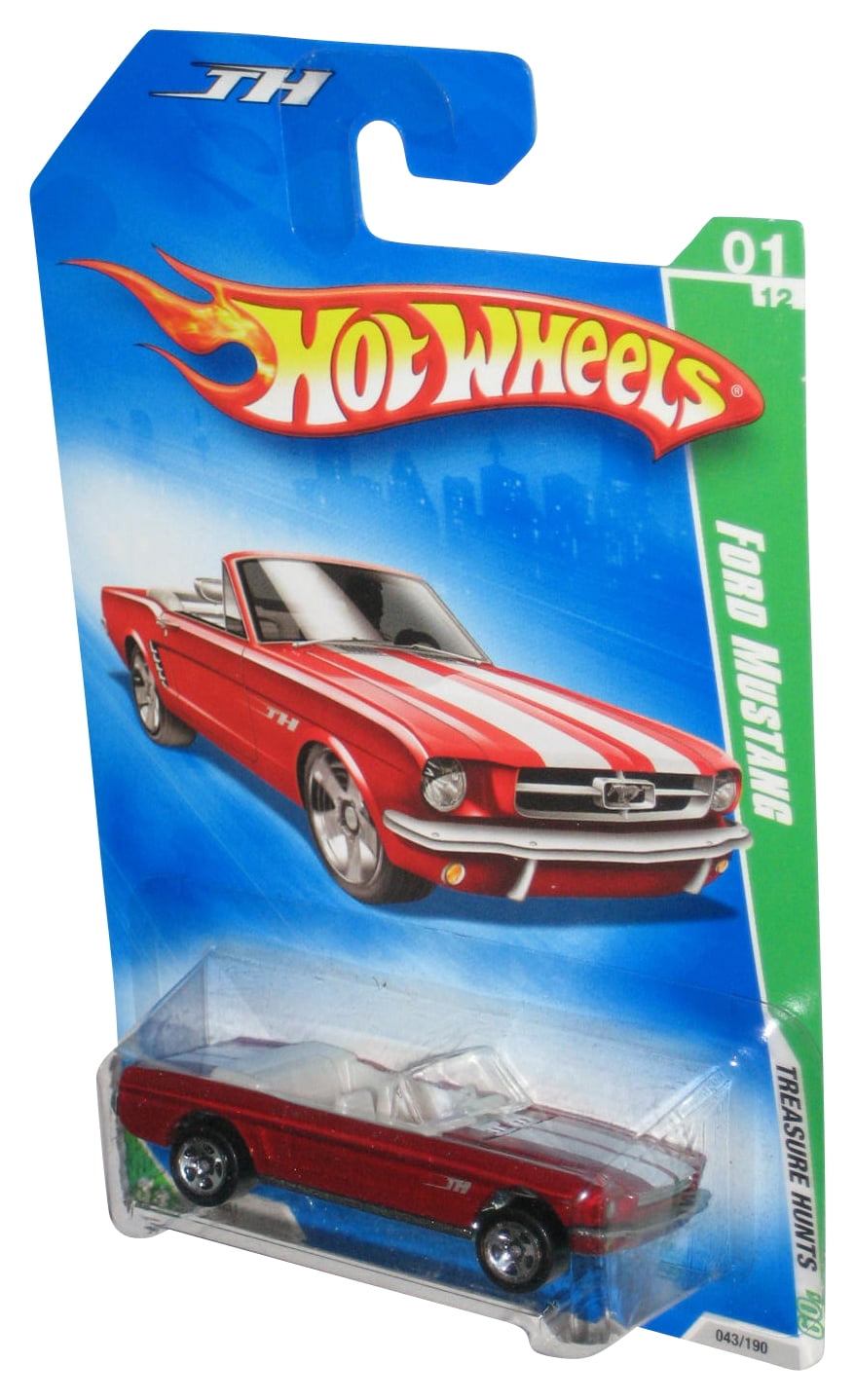 Hot Wheels Treasure Hunts '09 01/12 Red Ford Mustang Car 043/190 - Walmart.com