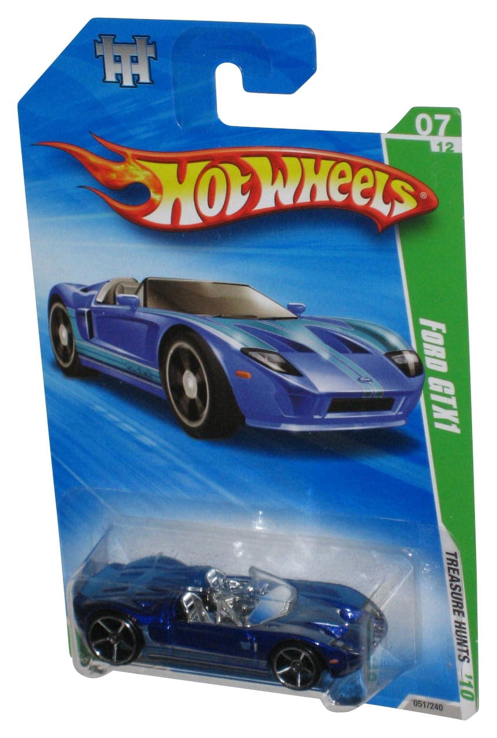 Hot Wheels Treasure Hunts '10 Blue Ford GTX1 Die-Cast Car 051/240 ...