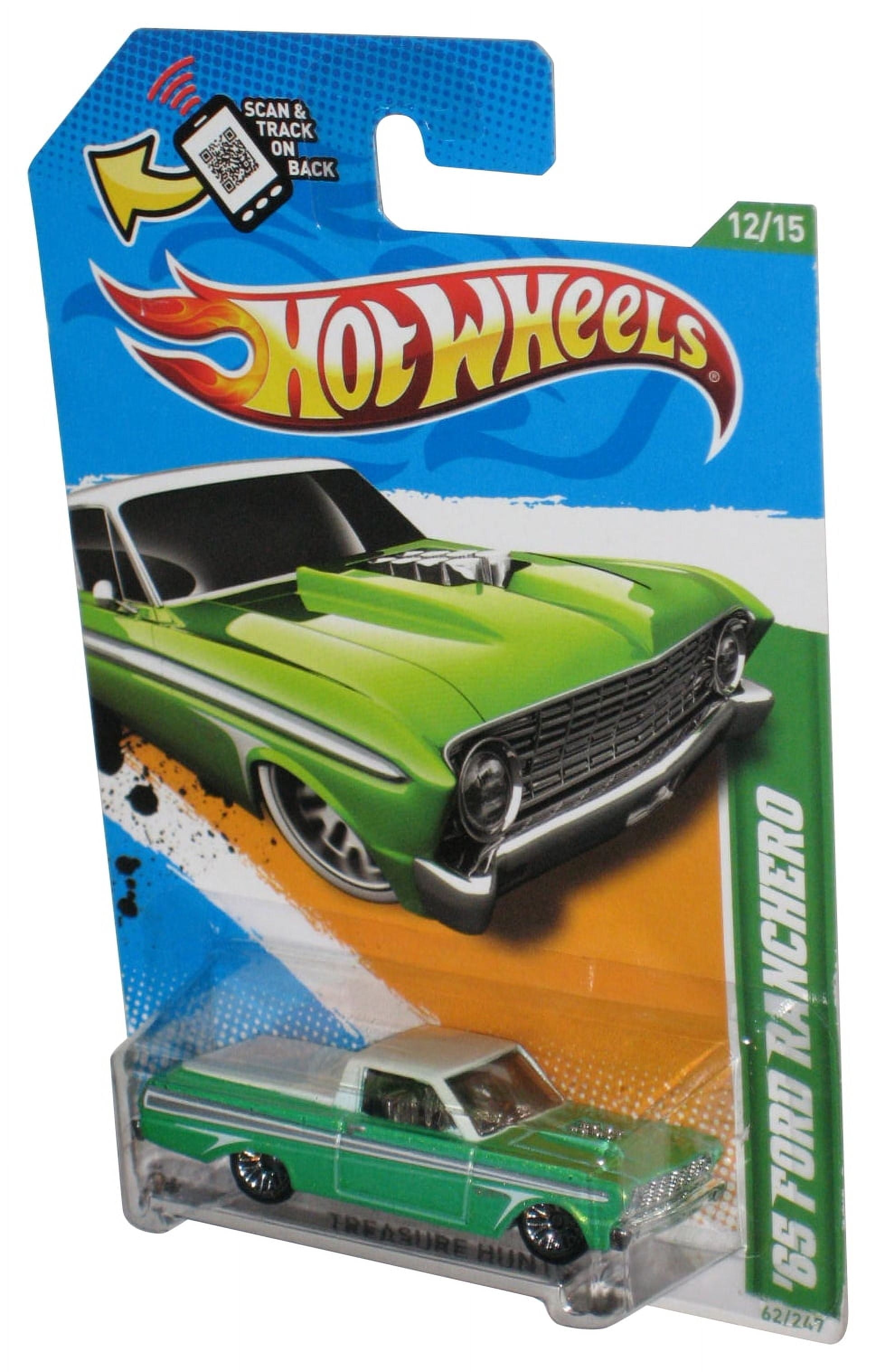 Hot Wheels Treasure Hunts '12 12/15 Green '65 Ford Ranchero Toy Car 62/ ...