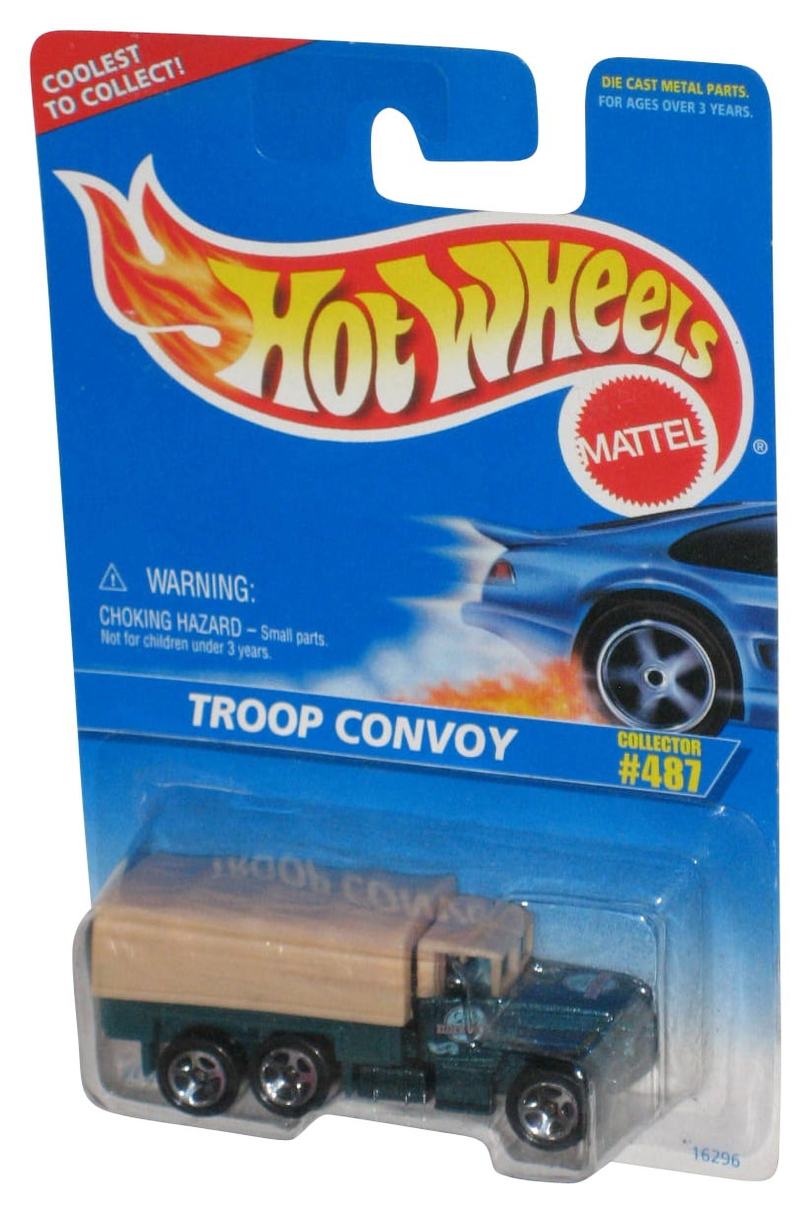 Hot Wheels Troop Convoy (1995) Beige & Green Toy Truck #487 - Walmart.com