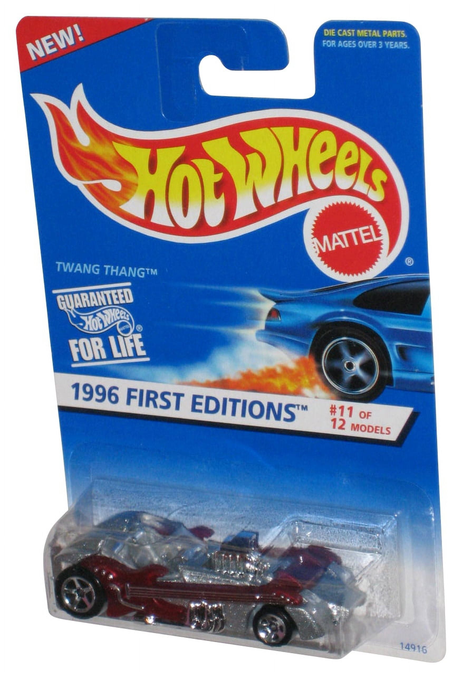 Hot Wheels Twang Thang Red 1996 First Editions 11/12 Guitar Toy Car ...