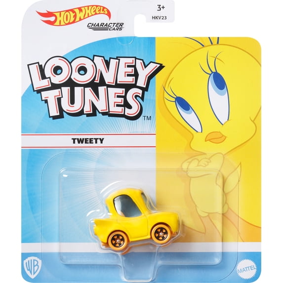 Hot Wheels Tweety Character Car, Collectible 1:64 Scale Toy Car ...