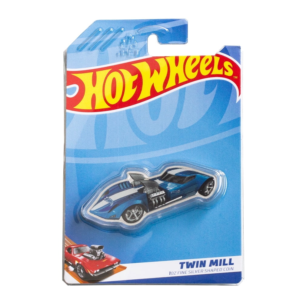 Hot Wheels Twin Mill 1 oz Silver Coin $2 Solomon Islands PAMP Suisse ...