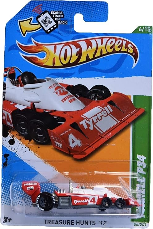 Hot Wheels Tyrrell P34 56/247 Treasure Hunts '12 6/15 - Walmart.com