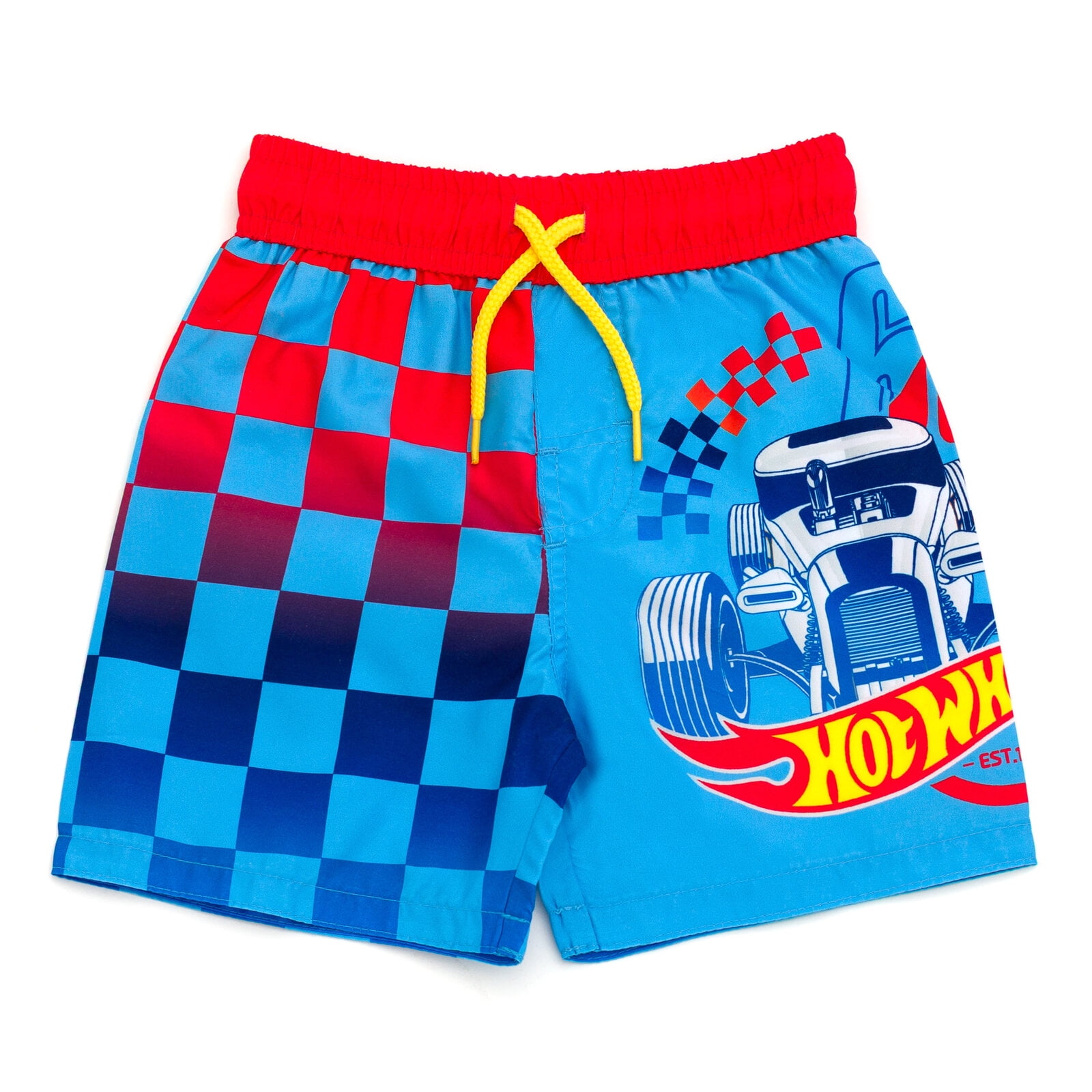 Hot Wheels, Kids Swim Trunks, UPF 50+ Toddler to Little Kid - Walmart.com