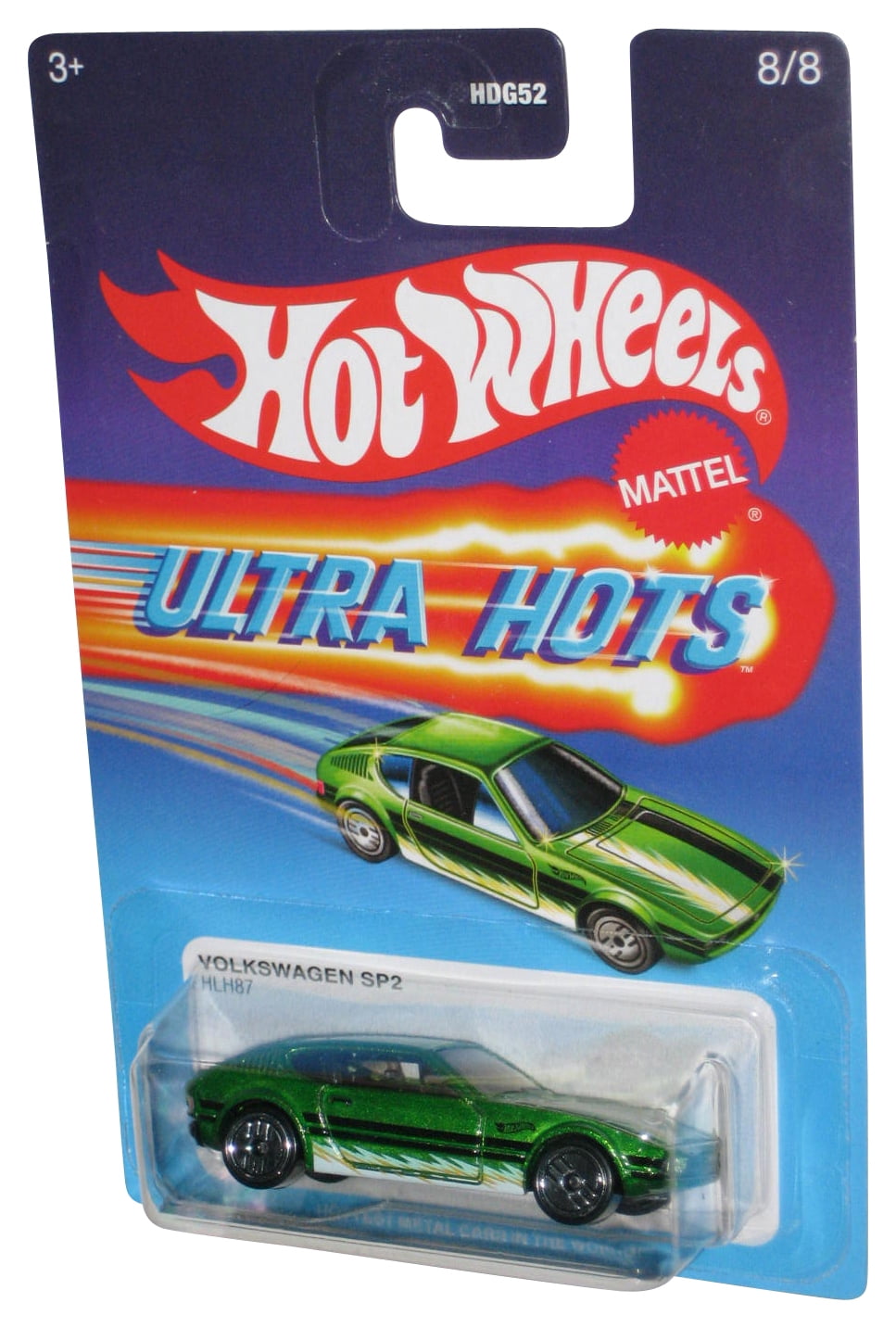 Hot Wheels Ultra Hots (2024) Green Volkswagen SP2 Toy Car 8/8 - Walmart.com