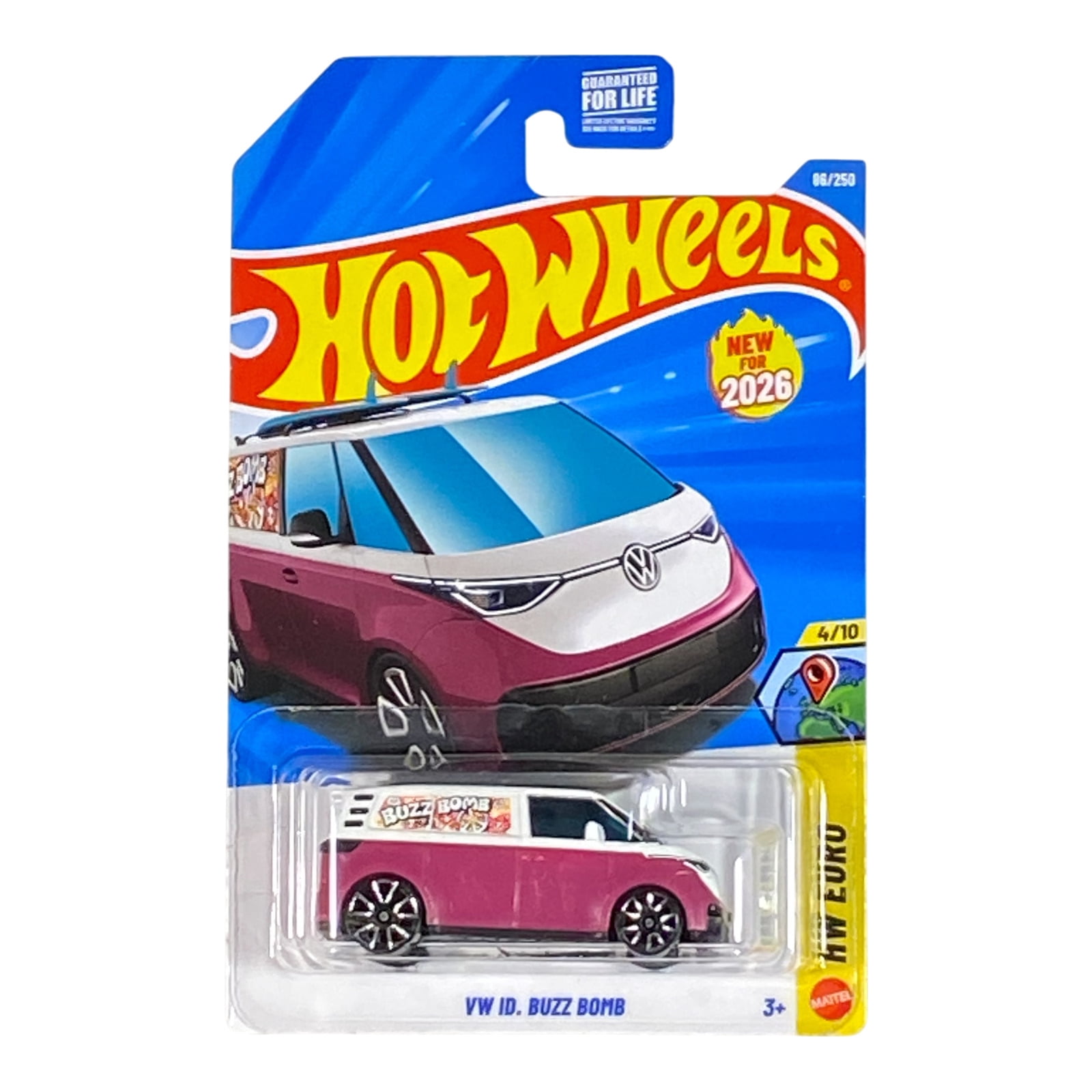Hot Wheels VW ID. Buzz Bomb - HW Euro Series 4/10 - Walmart.com