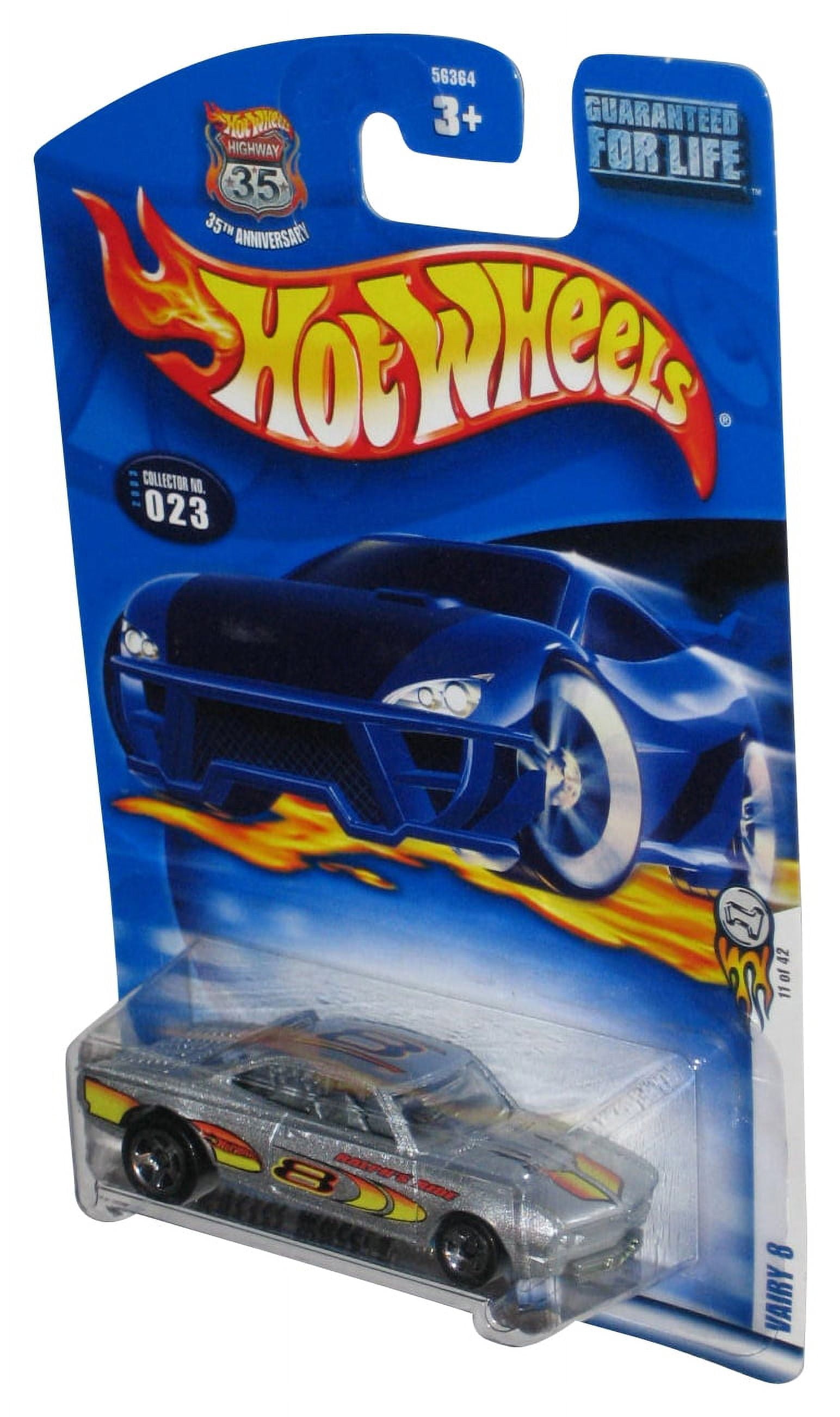 Hot Wheels Vairy 8 (2003) Mattel Collector Silver Toy Car #023 ...