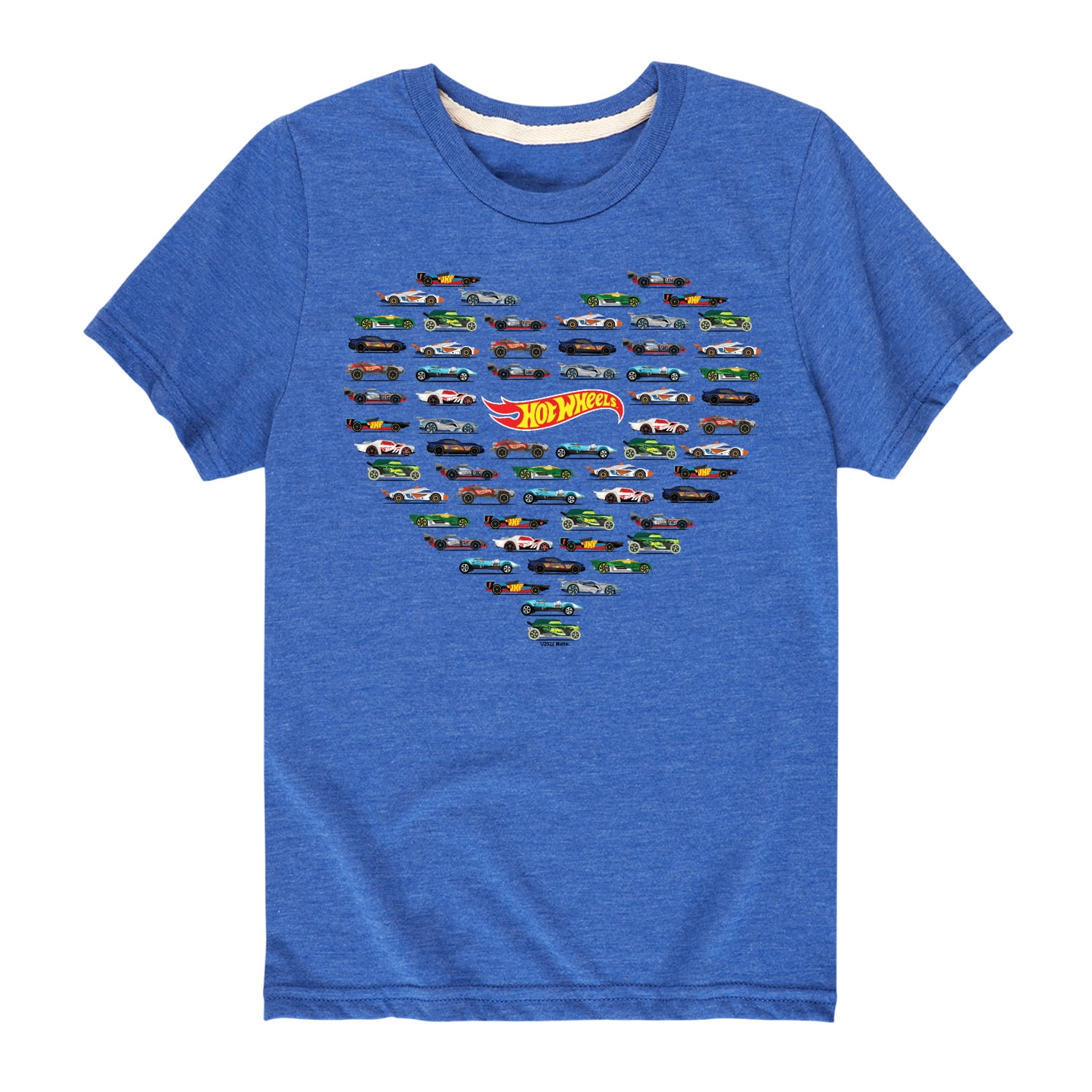 Hot Wheels - Valentine's Hot Wheels Heart - Toddler And Youth Short ...