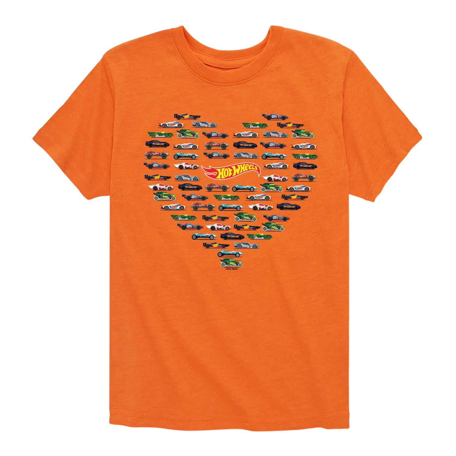 Hot Wheels - Valentine's Hot Wheels Heart - Toddler And Youth Short ...