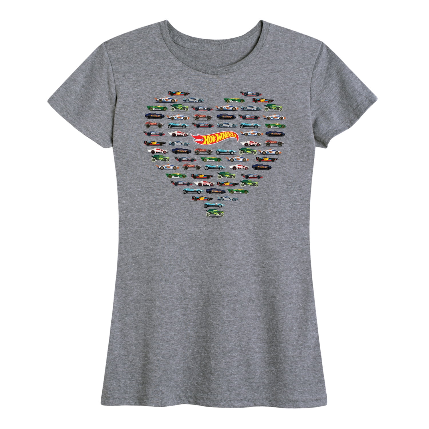 Hot Wheels - Valentine's Hot Wheels Heart - Women's Short Sleeve ...