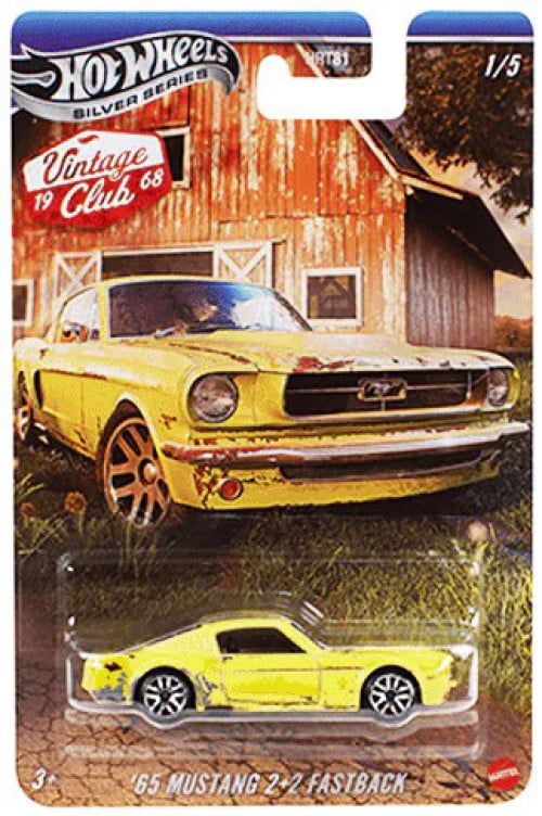 Hot Wheels Vintage Club 1968 '65 Mustang 2+2 Fastback Diecast Car ...