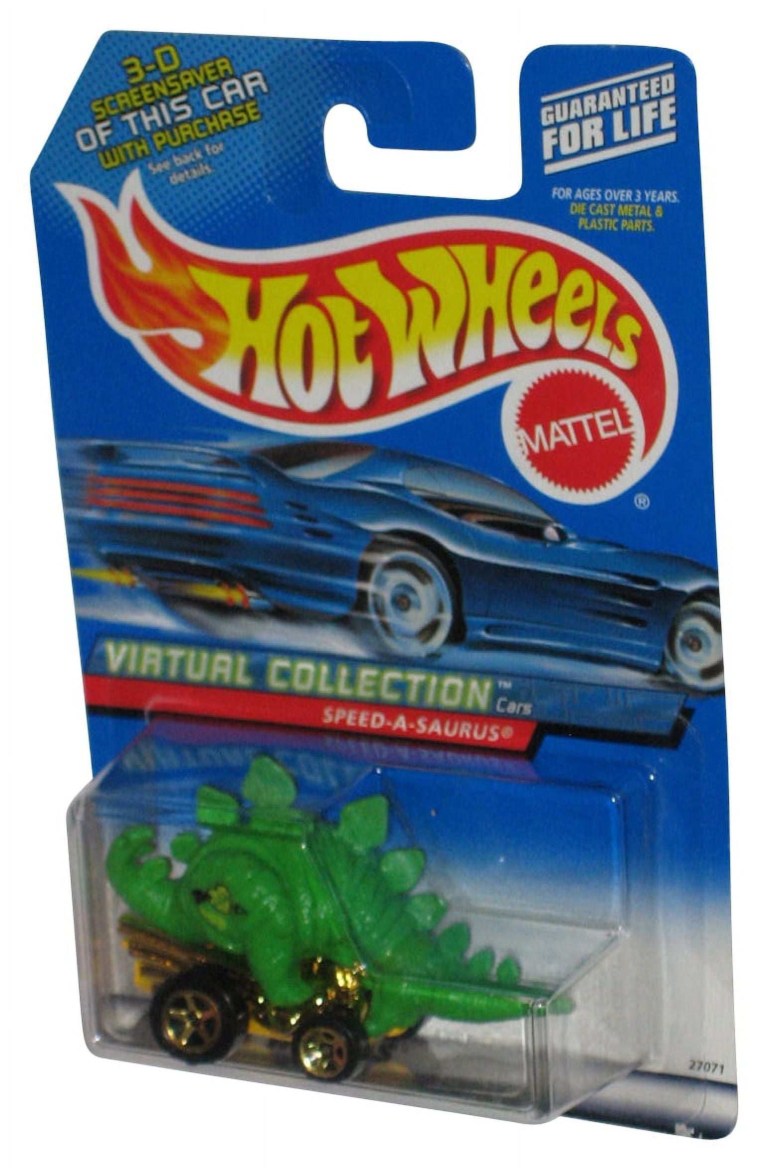 Hot Wheels Virtual Collection Speed-A-Saurus Green (1999) Mattel Toy ...