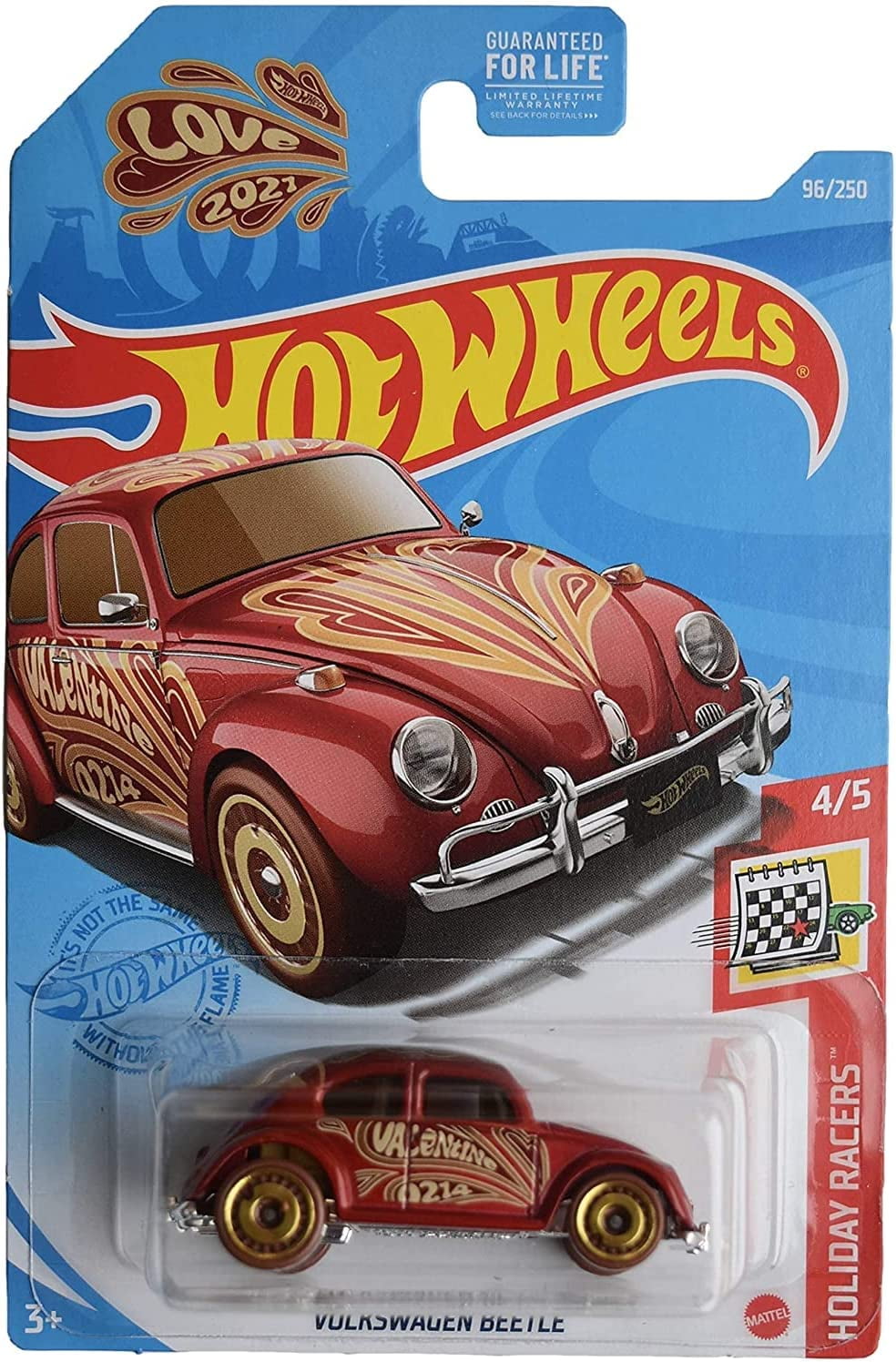Hot Wheels Volkswagen Beetle, [red] 96/250 Holiday Racers 4/5 - Walmart.com