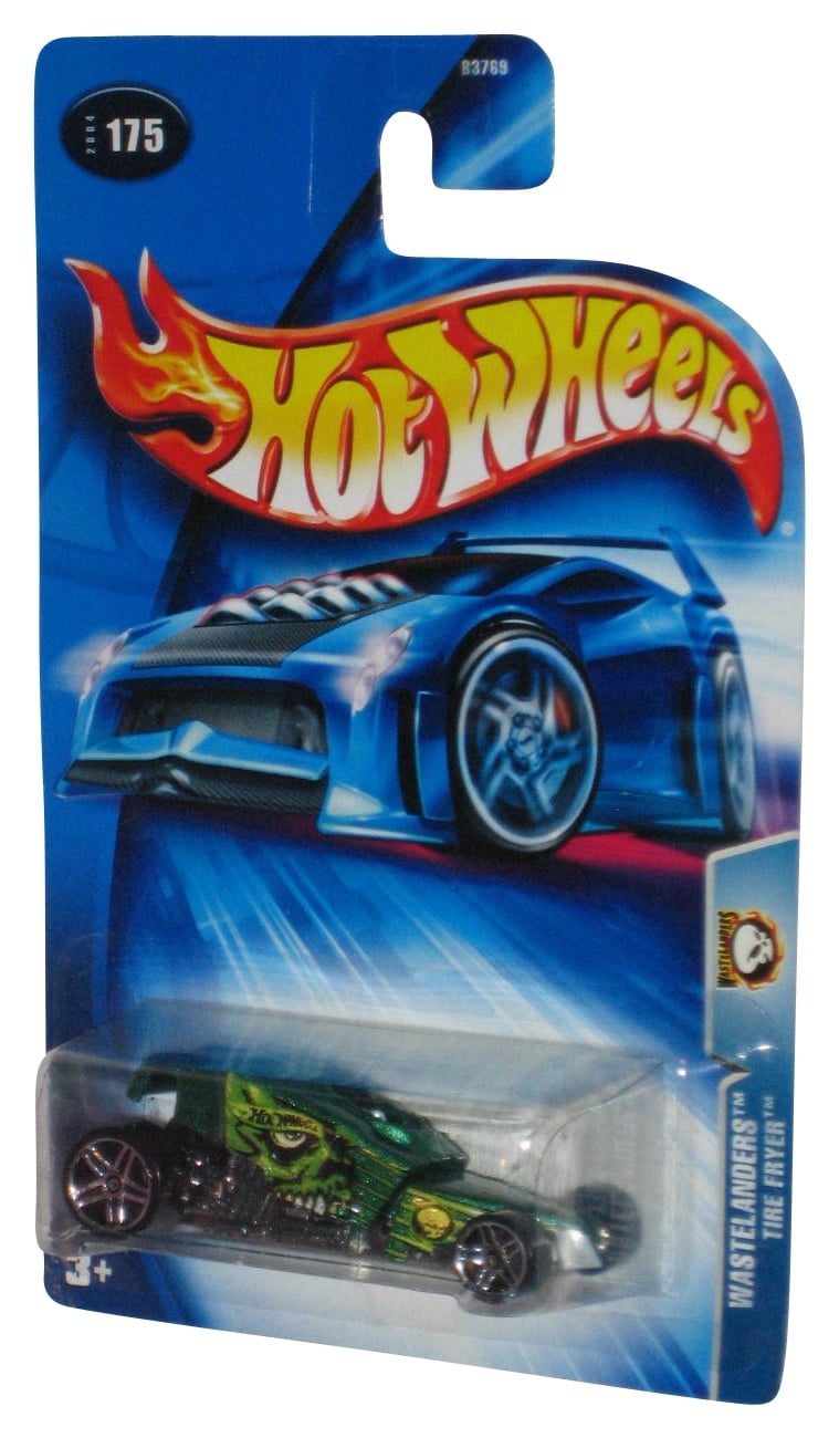 Hot Wheels Wastelanders Tire Fryer (2004) Green Die-Cast Toy Car #175 ...