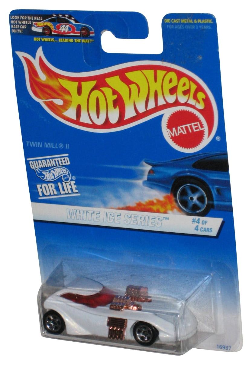Hot Wheels White Ice Series 4/4 (1996) White Twin Mill II Toy Car #564 ...