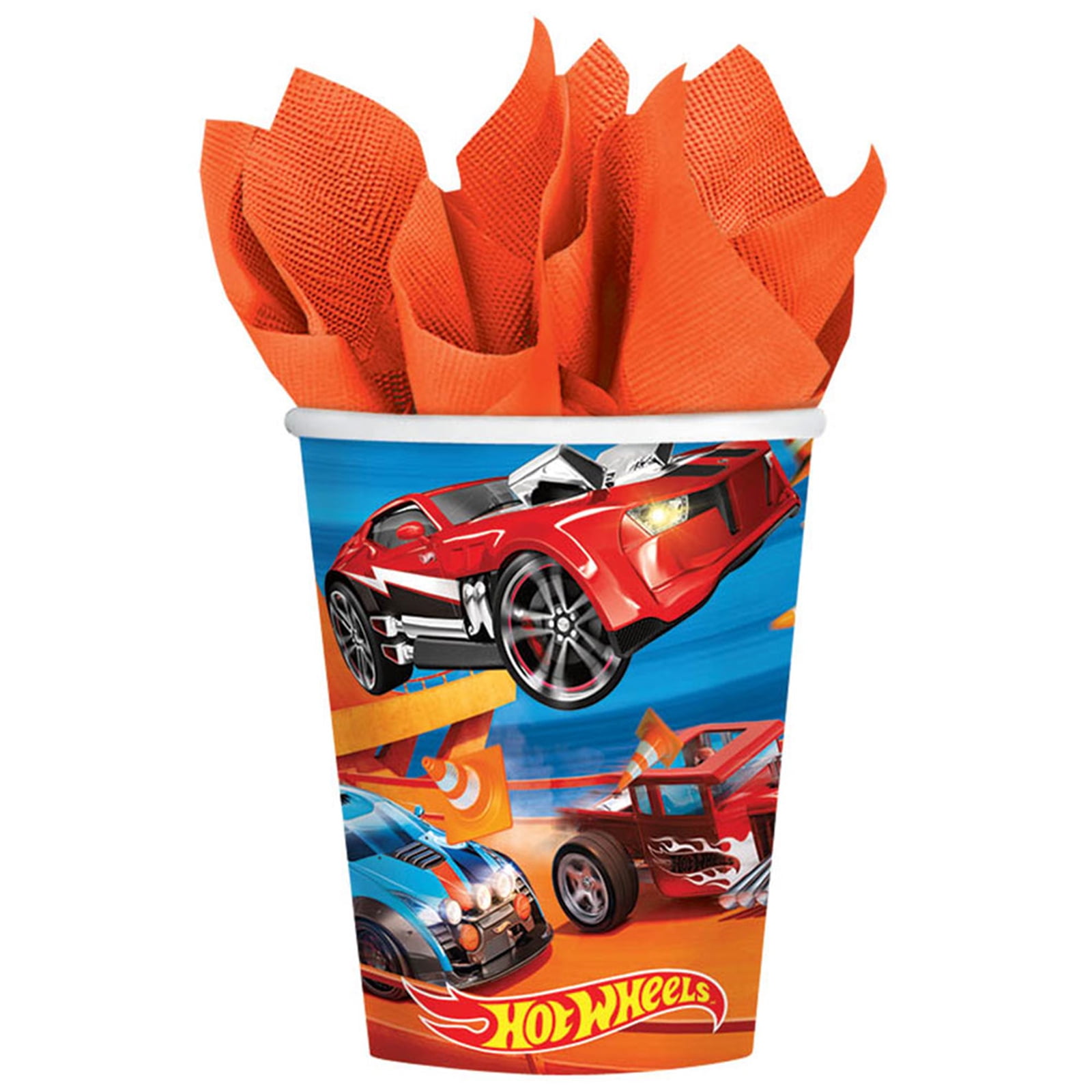 Hot Wheels Wild Racer 9oz Cups (8 Count) - Walmart.com
