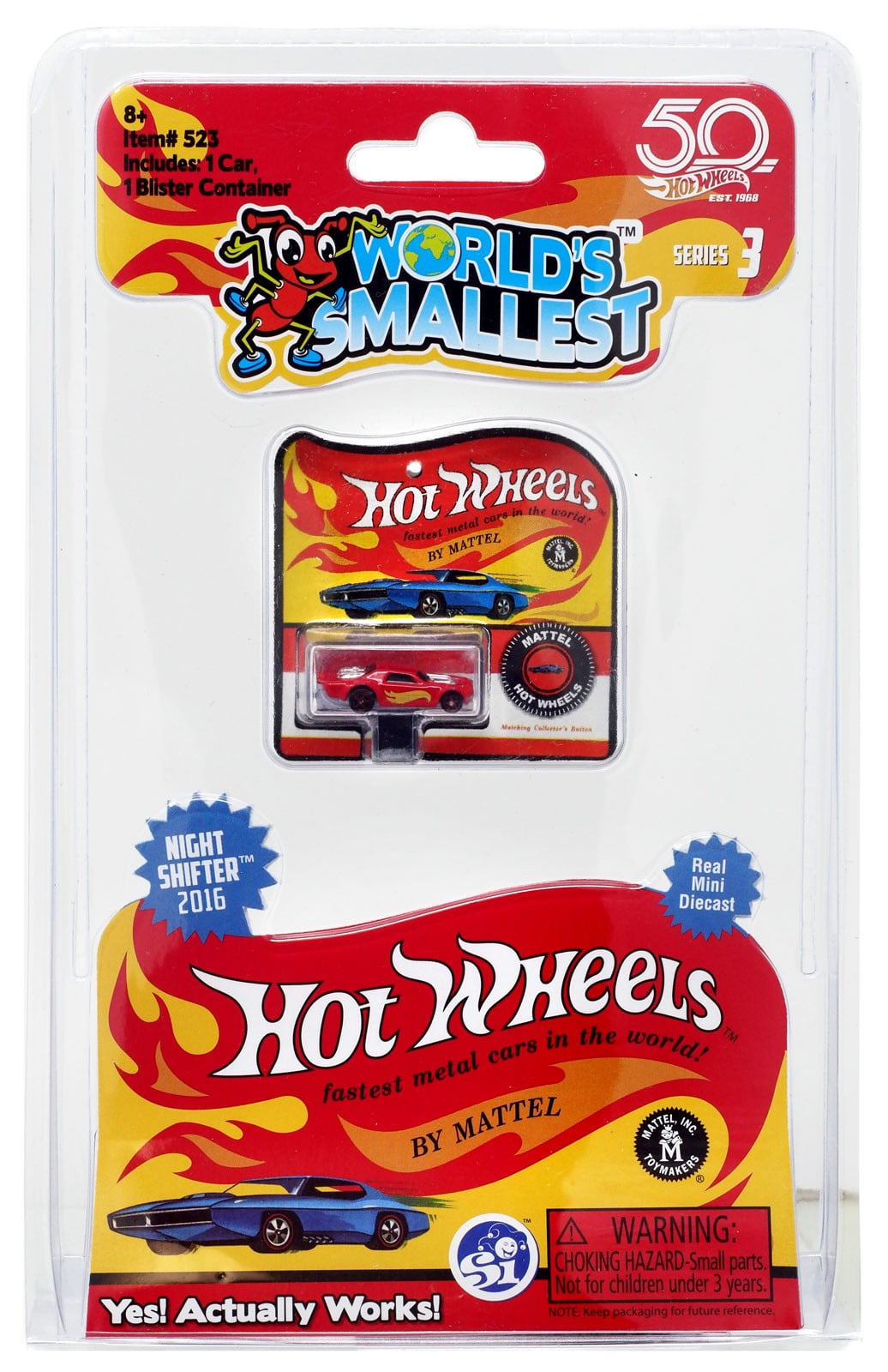 Hot Wheels World's Smallest Night Shifter 2016 Diecast Car - Walmart.com