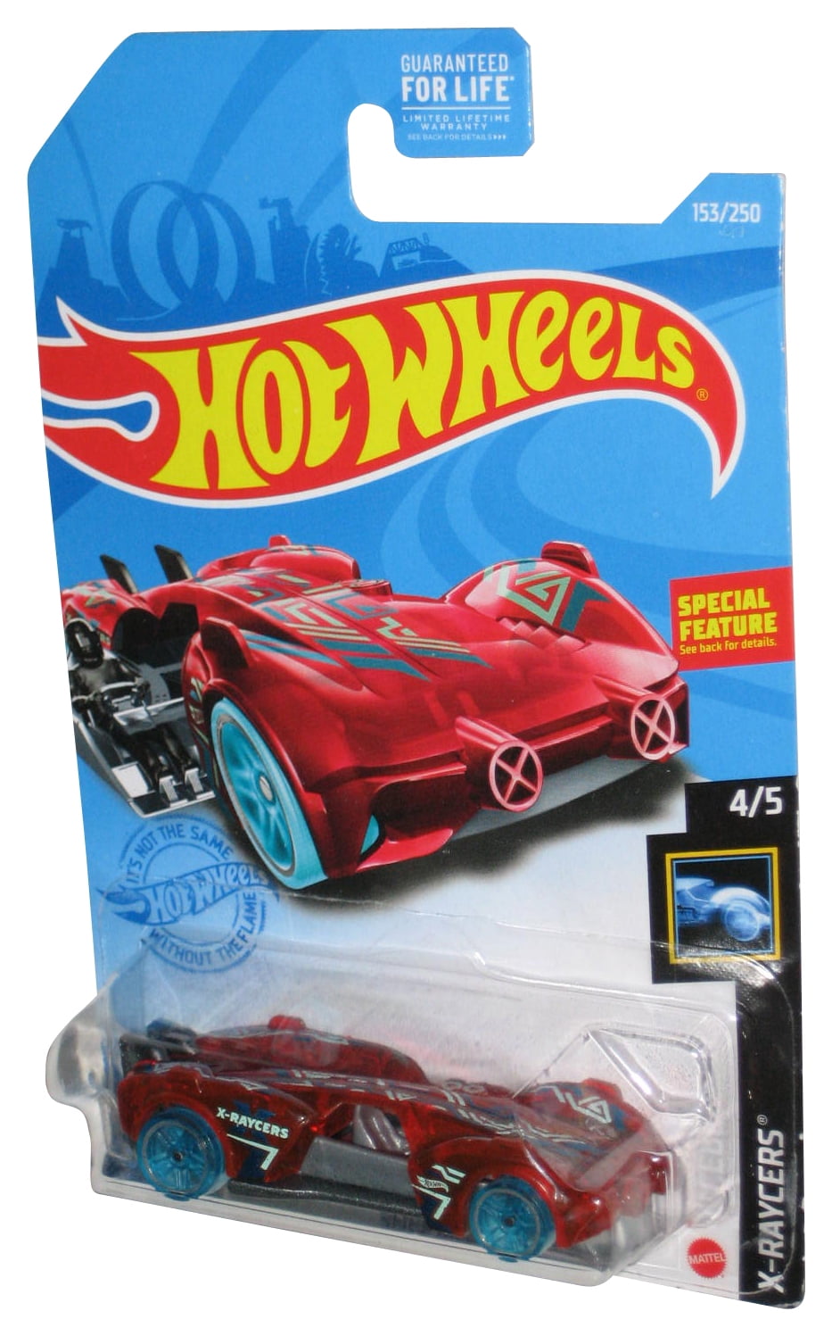Hot Wheels X-Raycers 4/5 (2020) Red Slide Kick Toy Car 153/250 ...