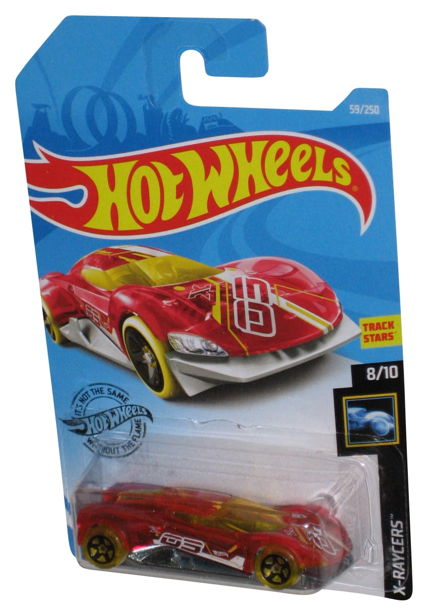 Hot Wheels X-Raycers 8/10 (2018) Red Crescendo Toy Car 59/250 - Walmart.com