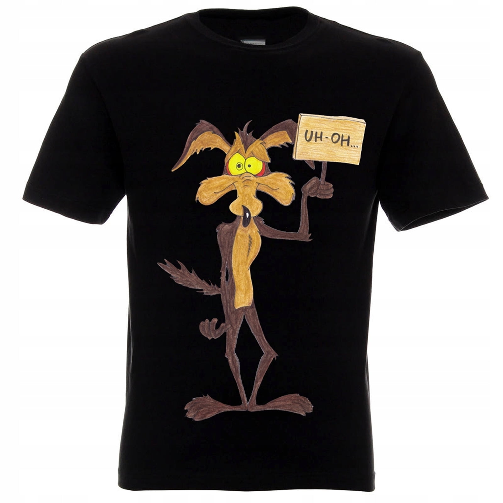 Hot Wile E Coyote and the Road Runner UH OH S-4XL T Shirt uh oh EG577 ...