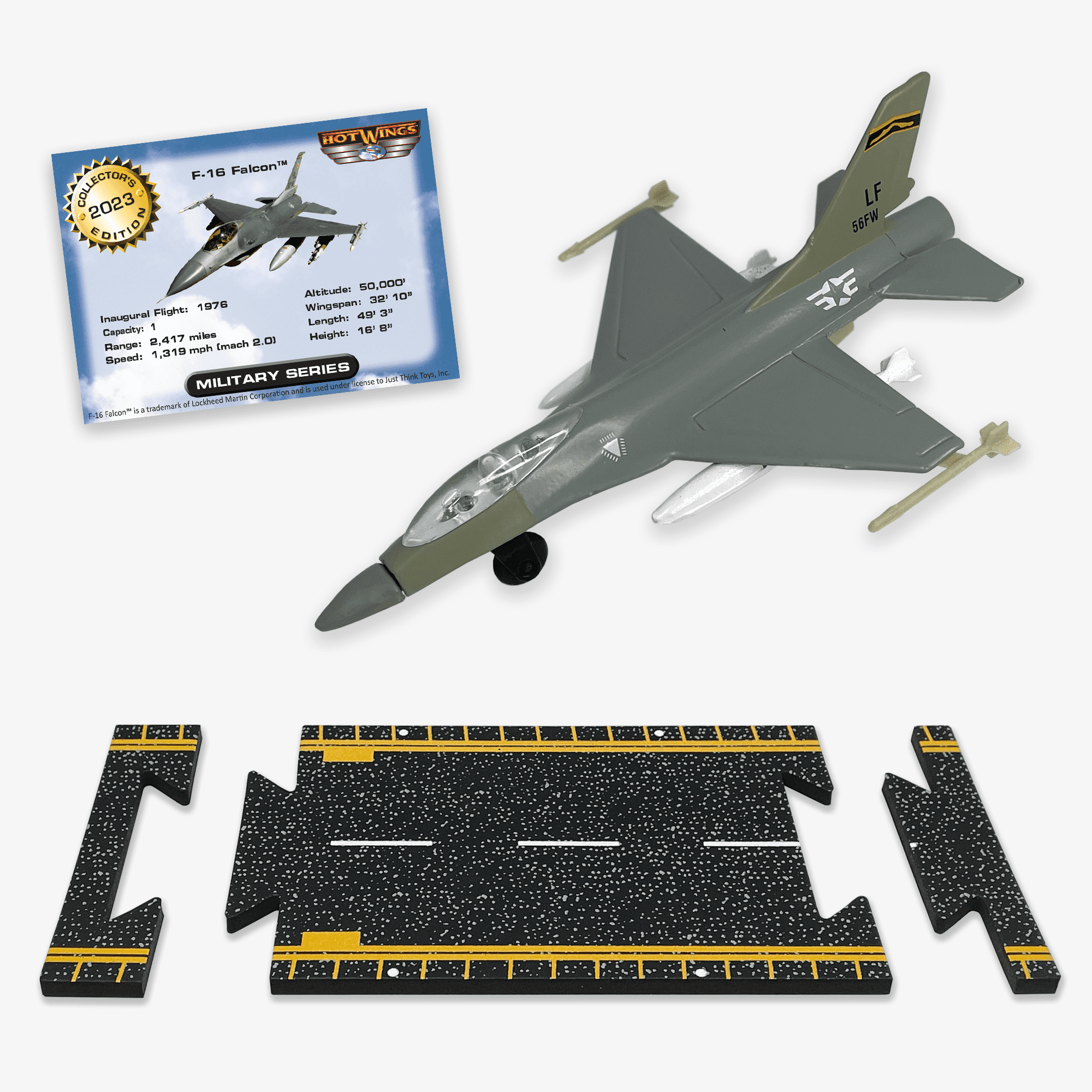 Hot Wings Planes Hot Wings F 16 Military Markings Die Cast