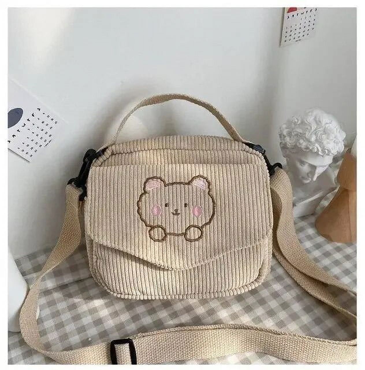 Hot Women Canvas Zipper Bag Preppy Style Student Tote Shoulder ...