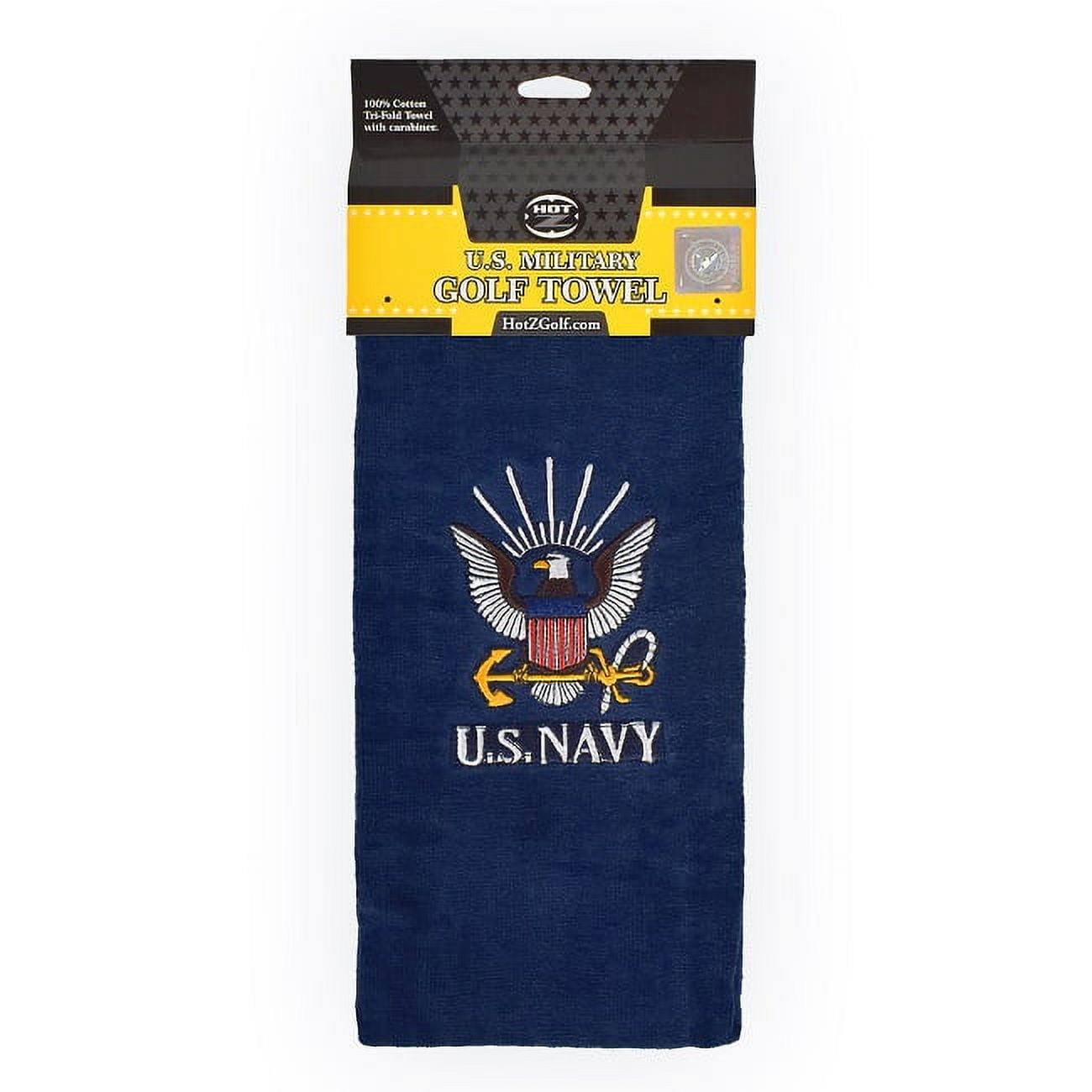 Hot-Z Golf US Military Tri Fold Towel Navy Navy Hand Towel - Walmart.com