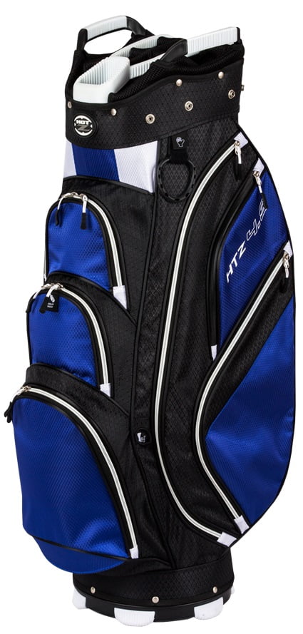 Hot-Z Premium 14 Way Divider Golf Cart Bag, Black/Navy/White - Walmart.com