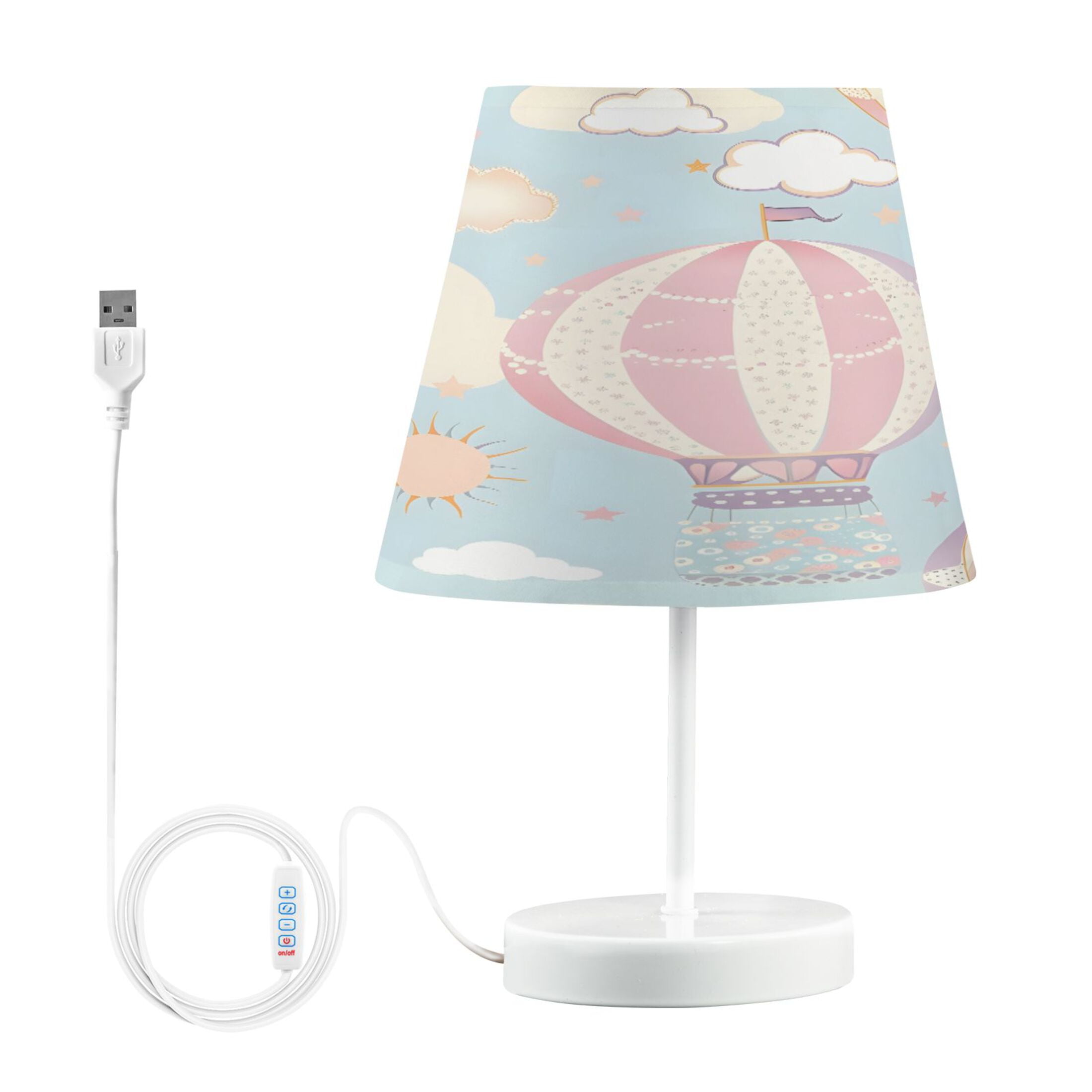 Hot-air Balloon Flying Desk Lamp LED Table Nightstand Lamps with 3 ...