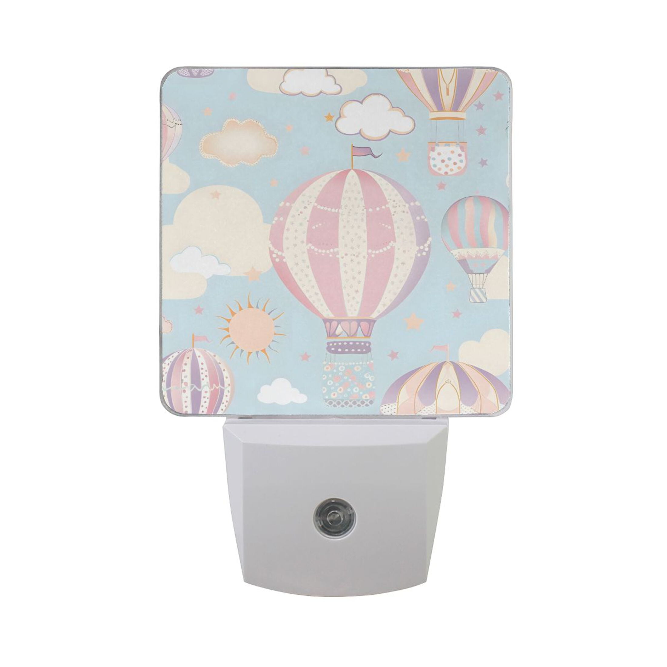Hot-air Balloon Flying Night Light 2 Pack LED Nightlight Plug into Wall ...