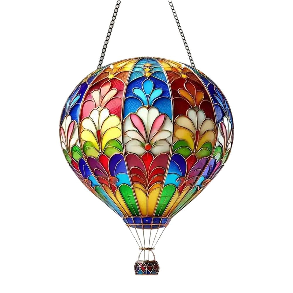 Hot #air# Balloon Solar Lantern with Flickering Flame,Solar Hot #air ...