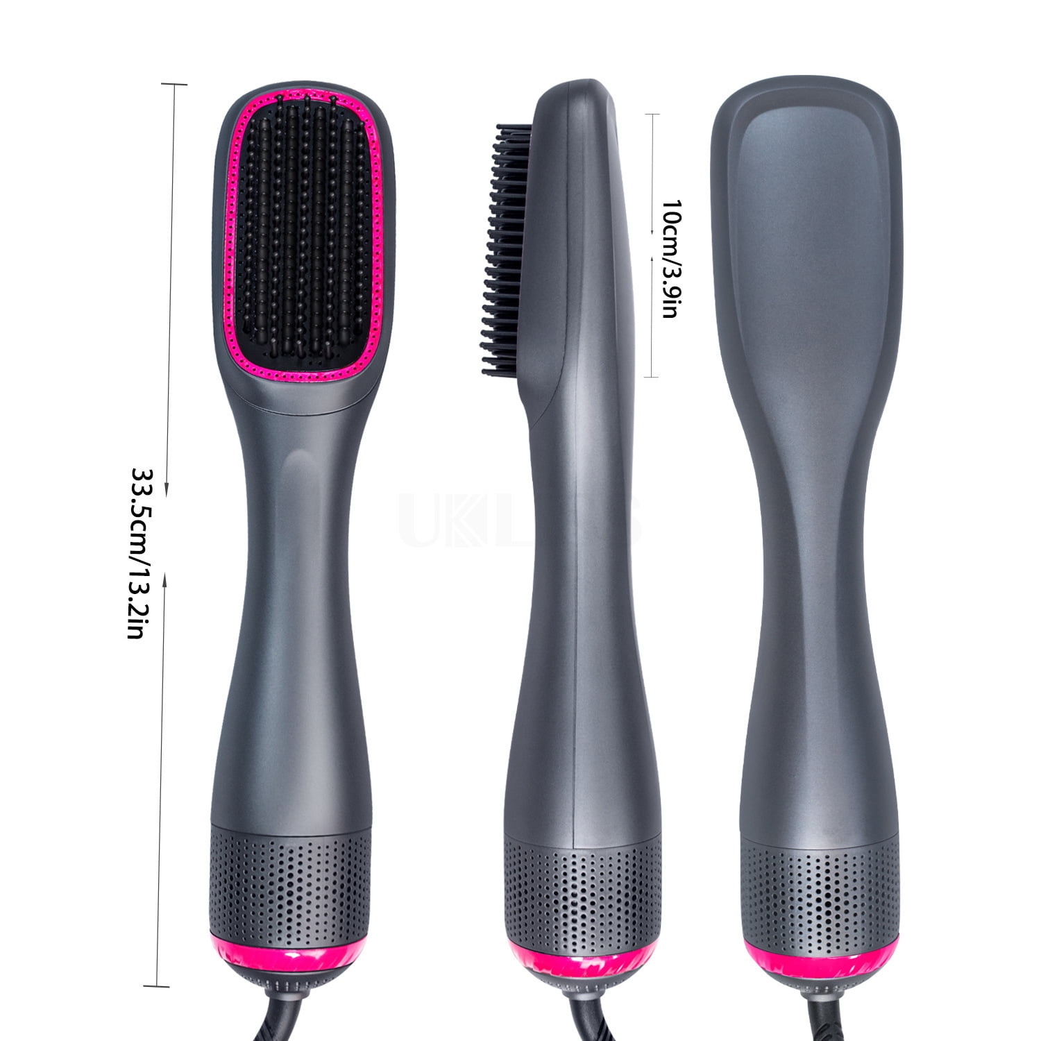 Hot air comb, three-in-one multifunctional noise reduction comb, no ...
