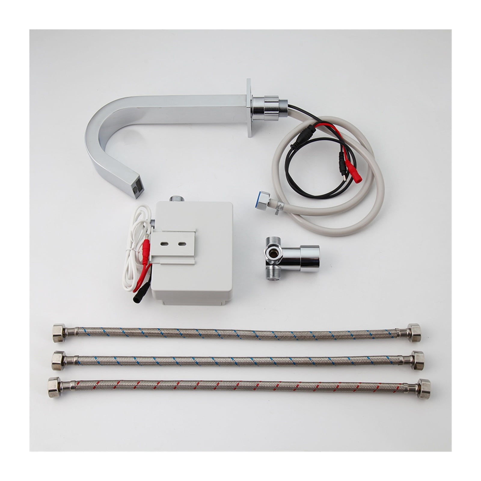 Hot &,Cold Bathroom Automatic Touch Free Infrared Sensor Faucets ...