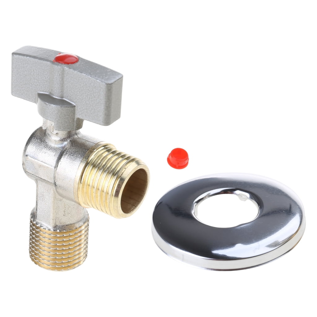 Hot and Cold Water Control Valves Brass Flow Angle Valves Filling ...
