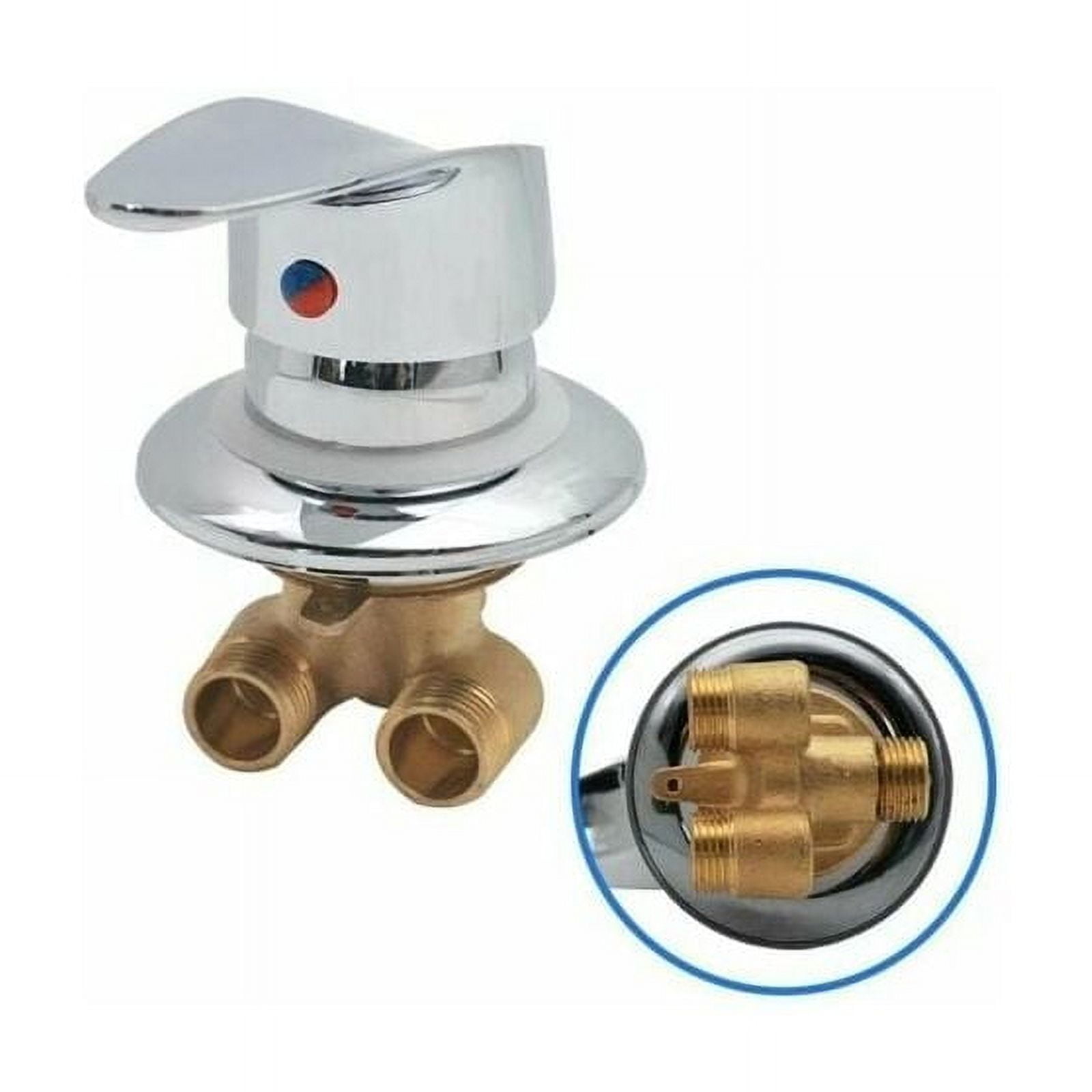 Hot and Cold Water Mixing Valve, Precision Casting Compact Size ...