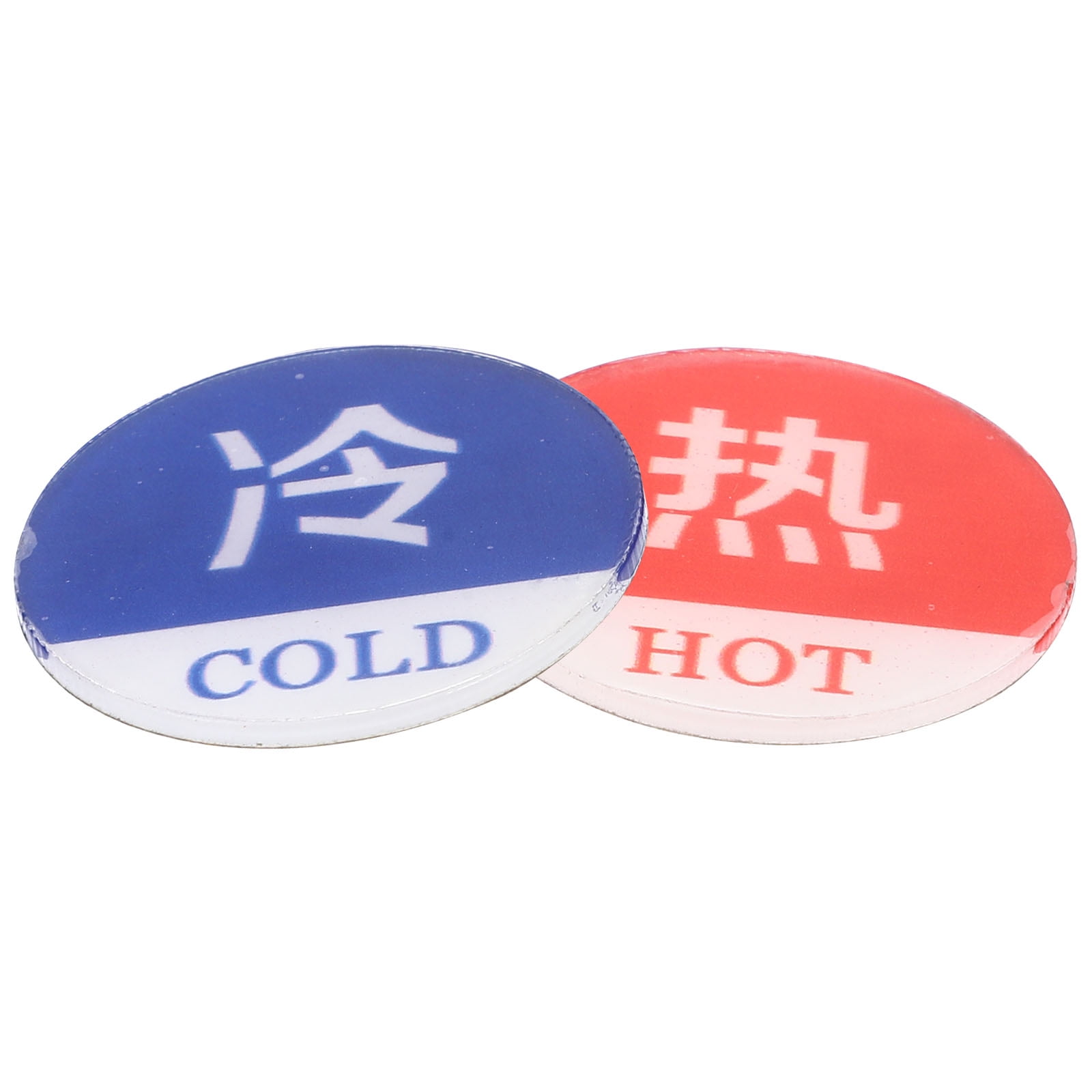 Hot and Cold Water Signs Tag Hot Cold Water Label for Shower Hot and ...