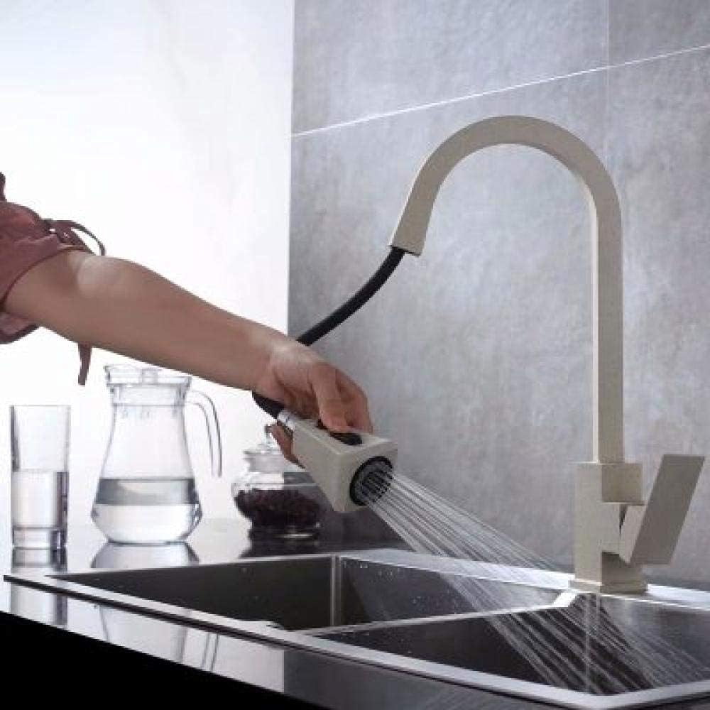 Hot and Cold Water tap can be Smoked Pull Type basins Kitchen Sink ...